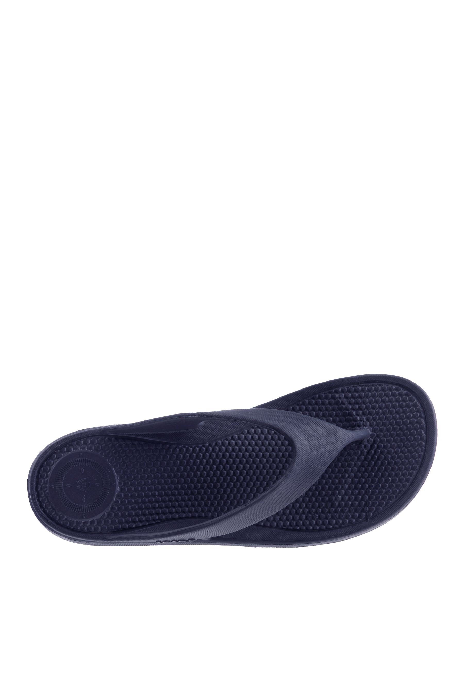 Buy Totes Navy Ladies Solbounce Toe Post Flip Flops Sandals from the ...