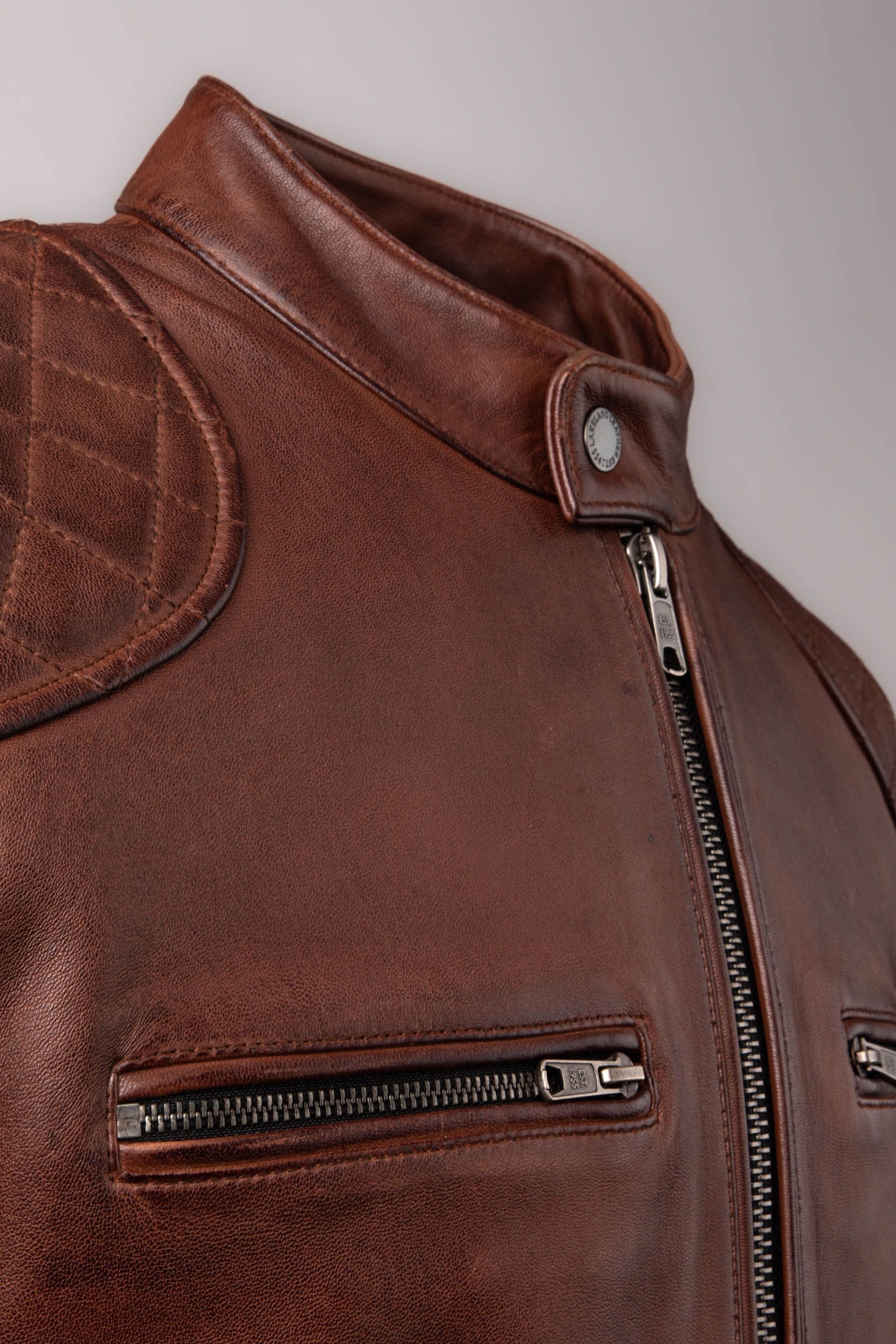 Buy Lakeland Leather Natural Stonecroft Jacket from the Next UK online shop