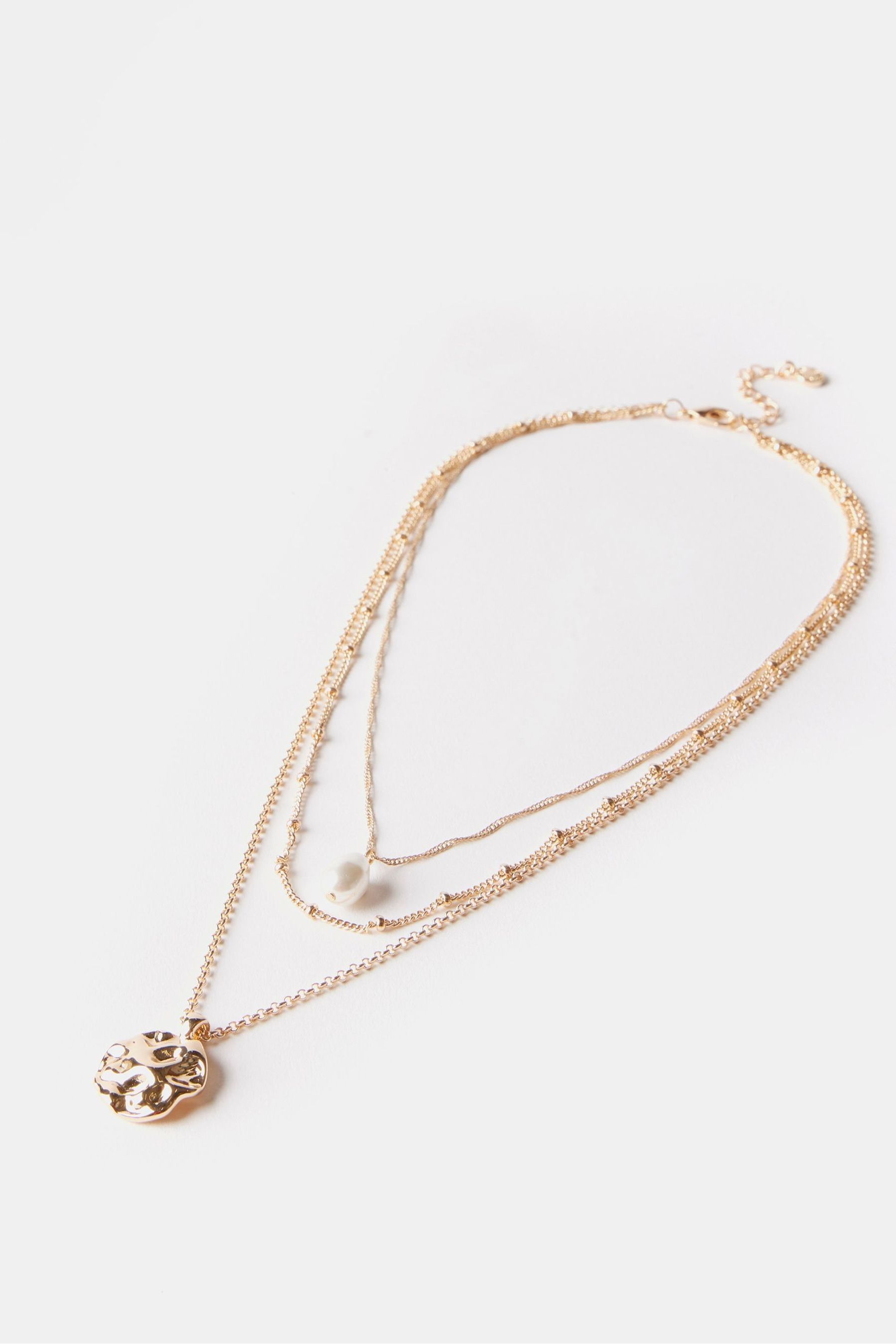 Buy Mint Velvet Gold Tone Layered Necklace from the Next UK online shop