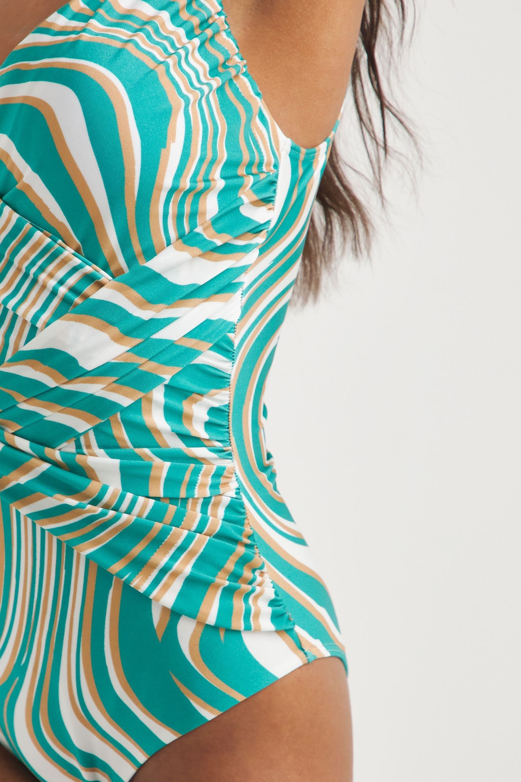 Buy Simply Be Green Magisculpt Illusion Longer Length Swimsuit from the ...