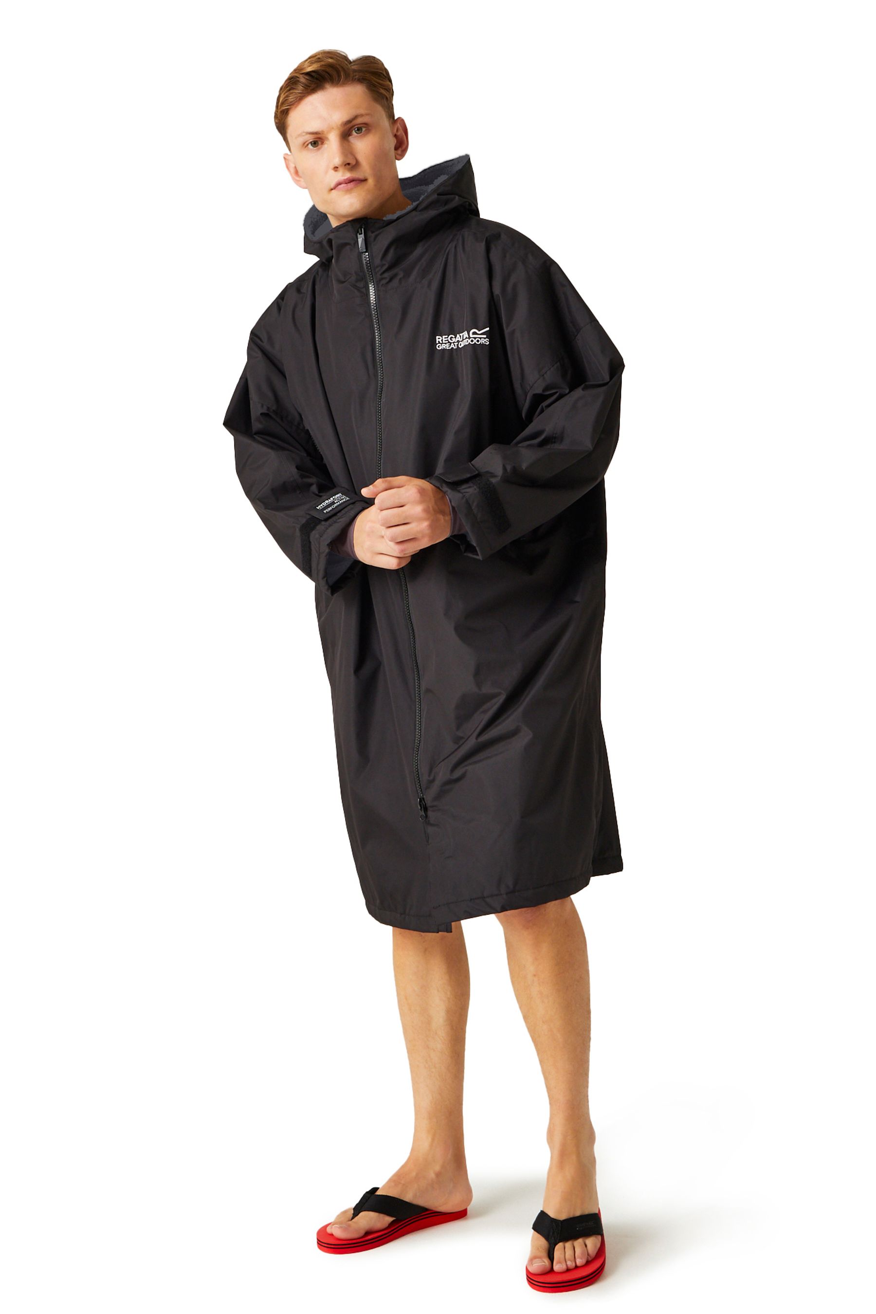 Buy Regatta Black Dark Adult Waterproof Changing Robe from the Next UK ...