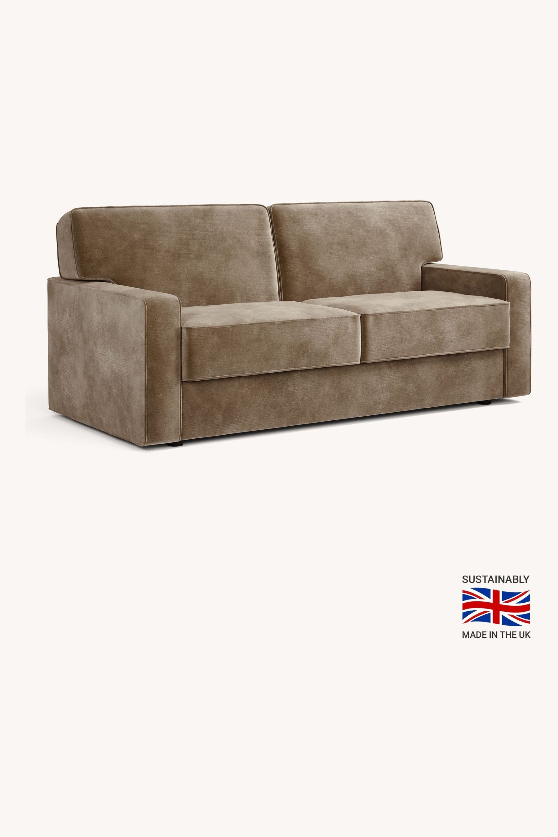 Buy Jay-Be Luxe Velvet Cedar Linea 3 Seater Sofa Bed from the Next UK ...
