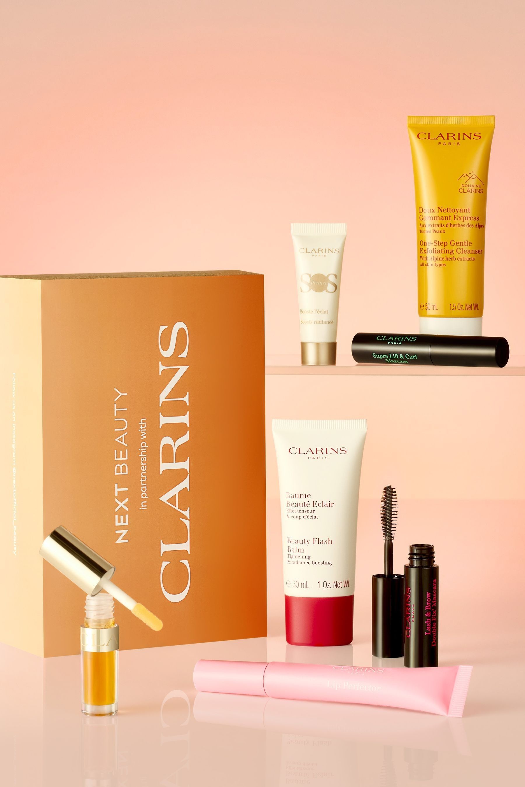 Buy Clarins Prime and Glow Beauty Box (worth £80) from the Next UK ...