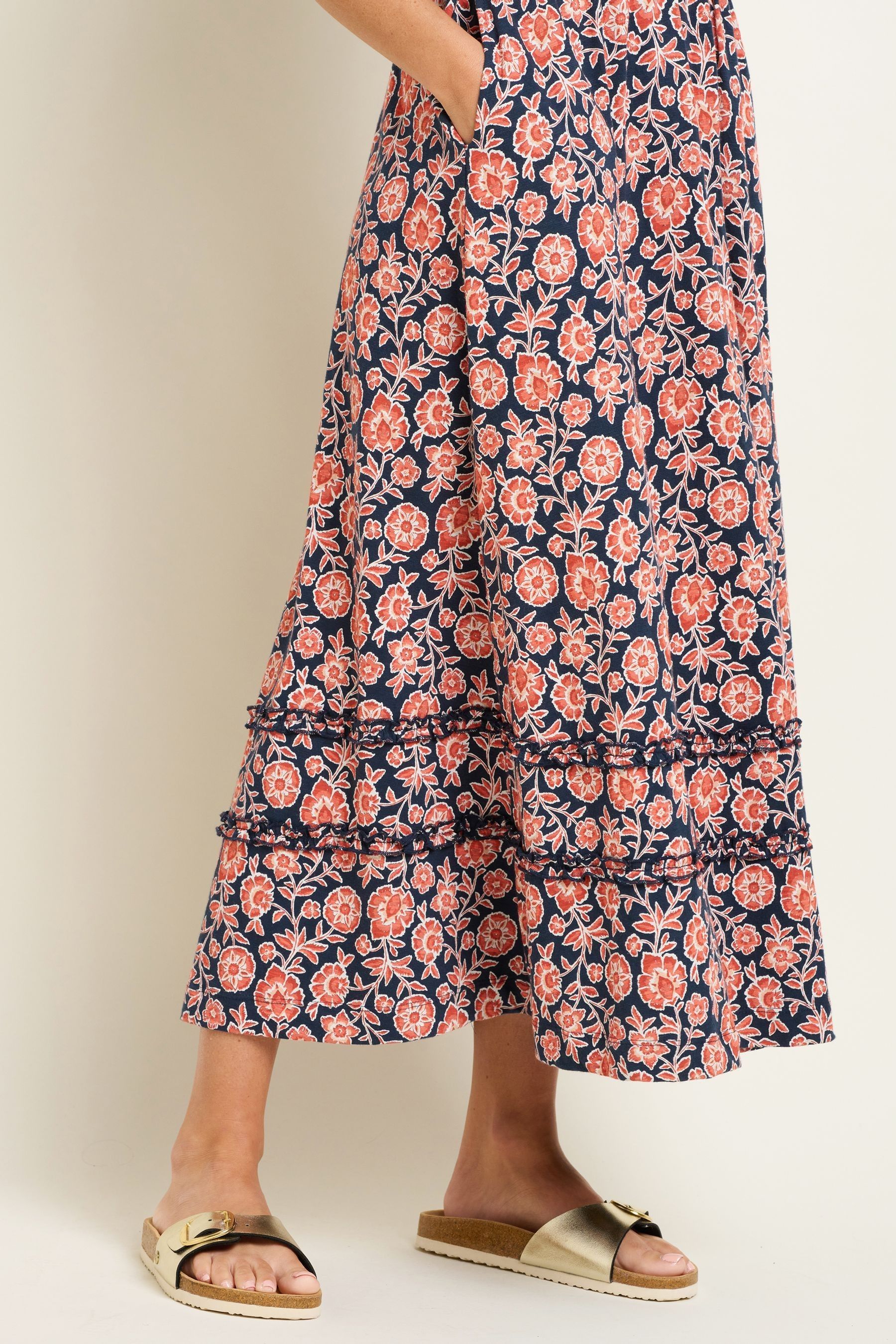 Buy Brakeburn Red Boho Floral Dress from the Next UK online shop