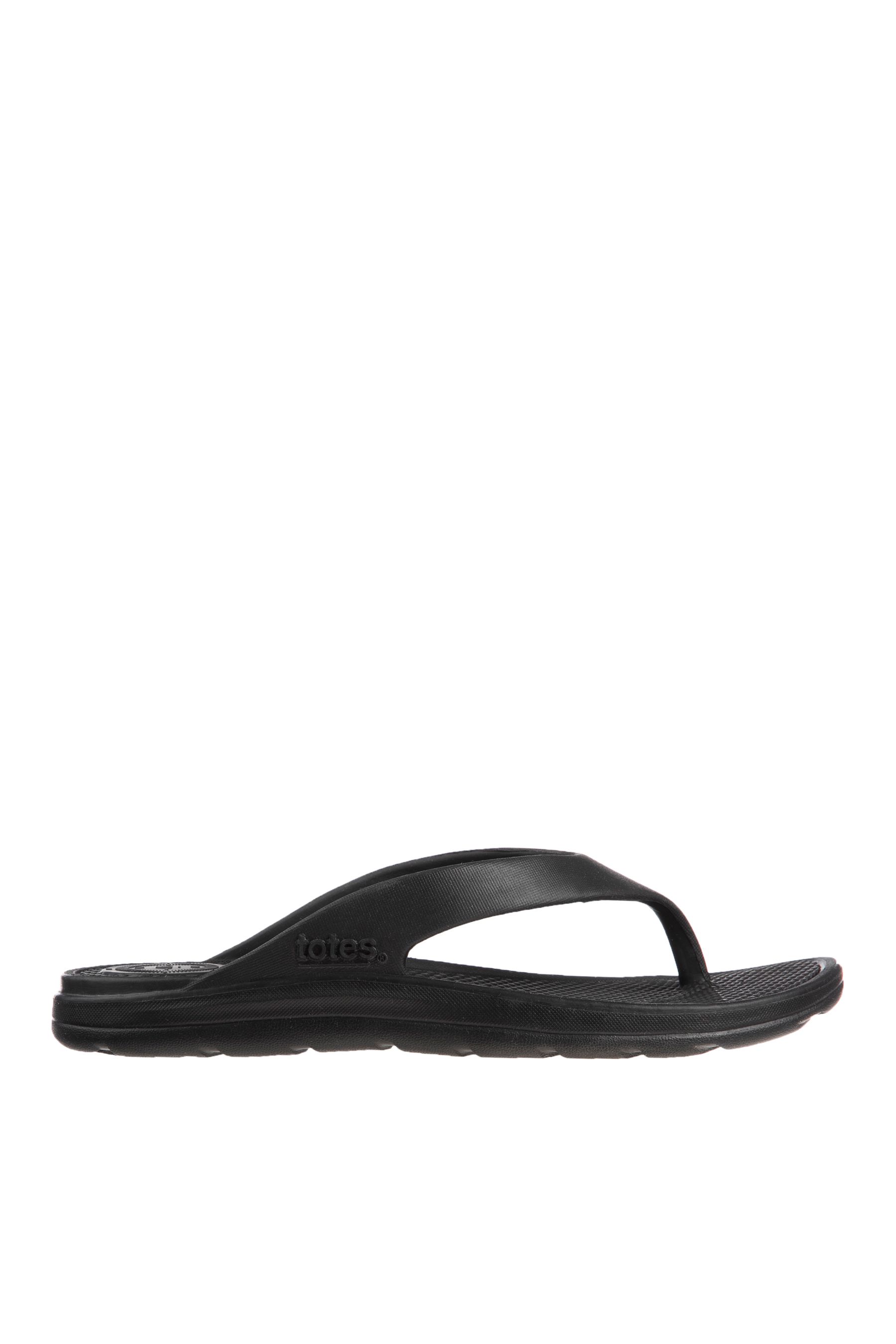 Buy Totes Black Ladies Solbounce Toe Post Flip Flops Sandals from the ...