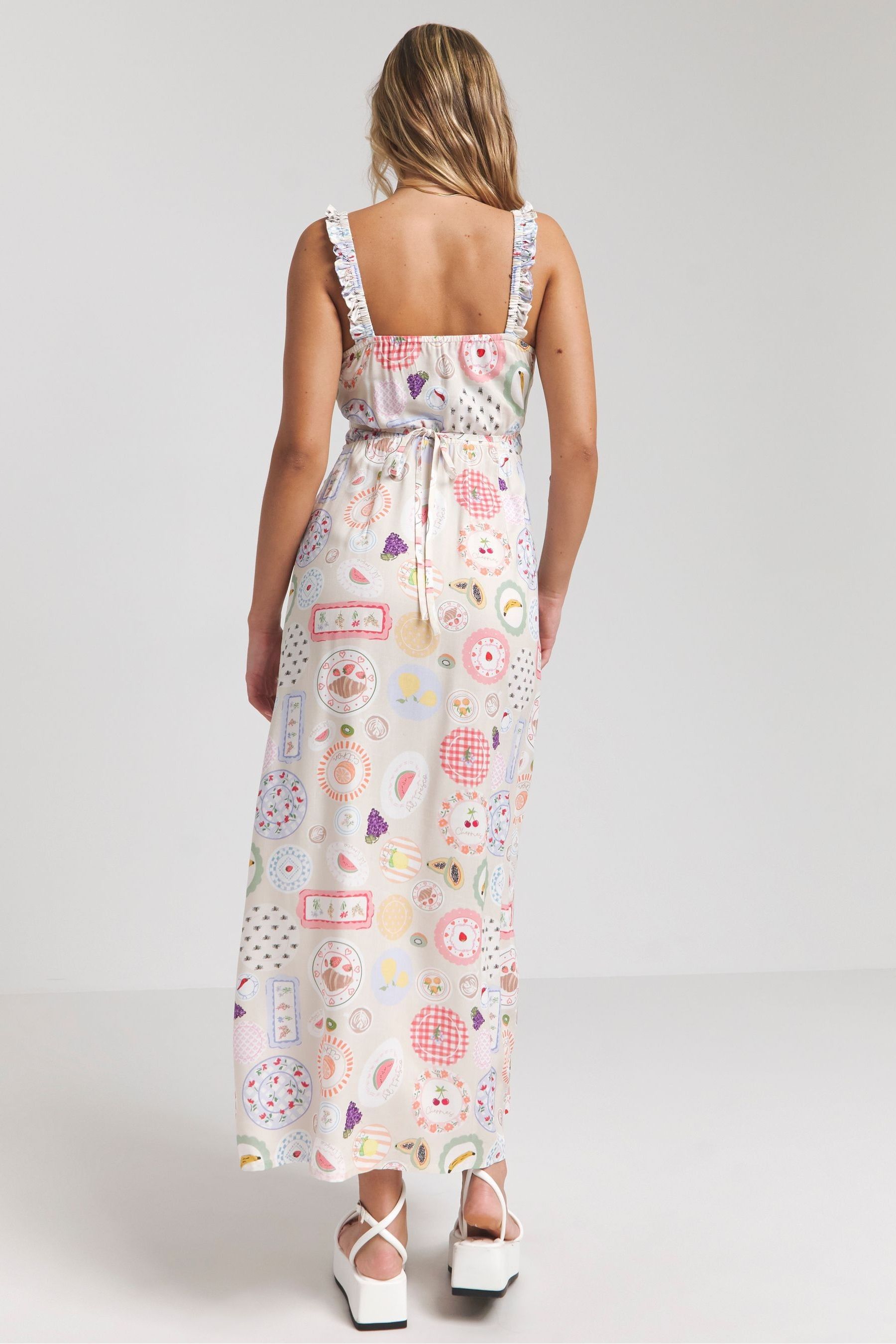 Buy Simply Be Pink Tie Front Midi Dress from the Next UK online shop