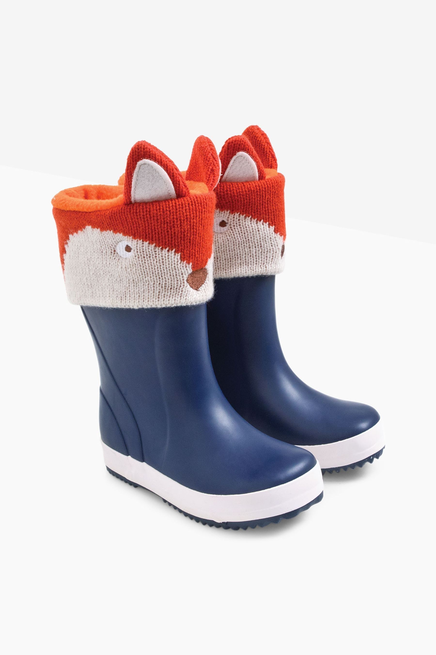 Buy JoJo Maman Bébé Rust Orange Fox Fox Welly Liners from the Next UK ...