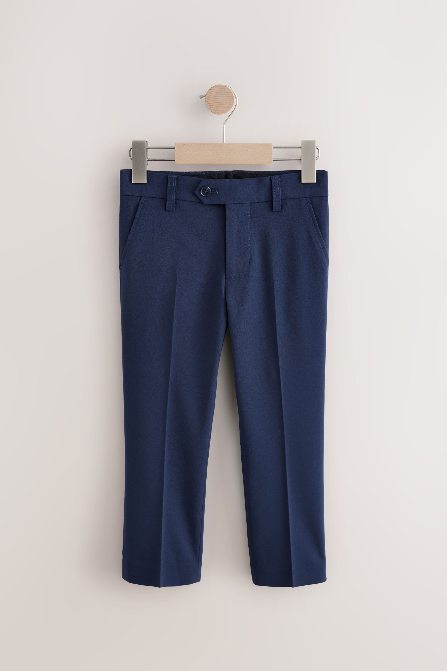 Buy Blue Tailored Fit Suit Trousers (12mths-16yrs) from Next Australia