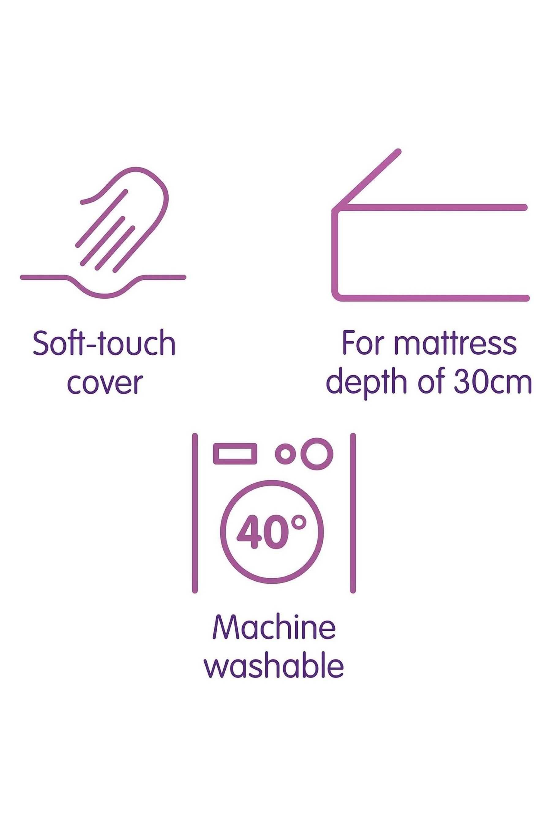 Buy Slumberdown White Cosy Nights Mattress Protector from the Next UK ...