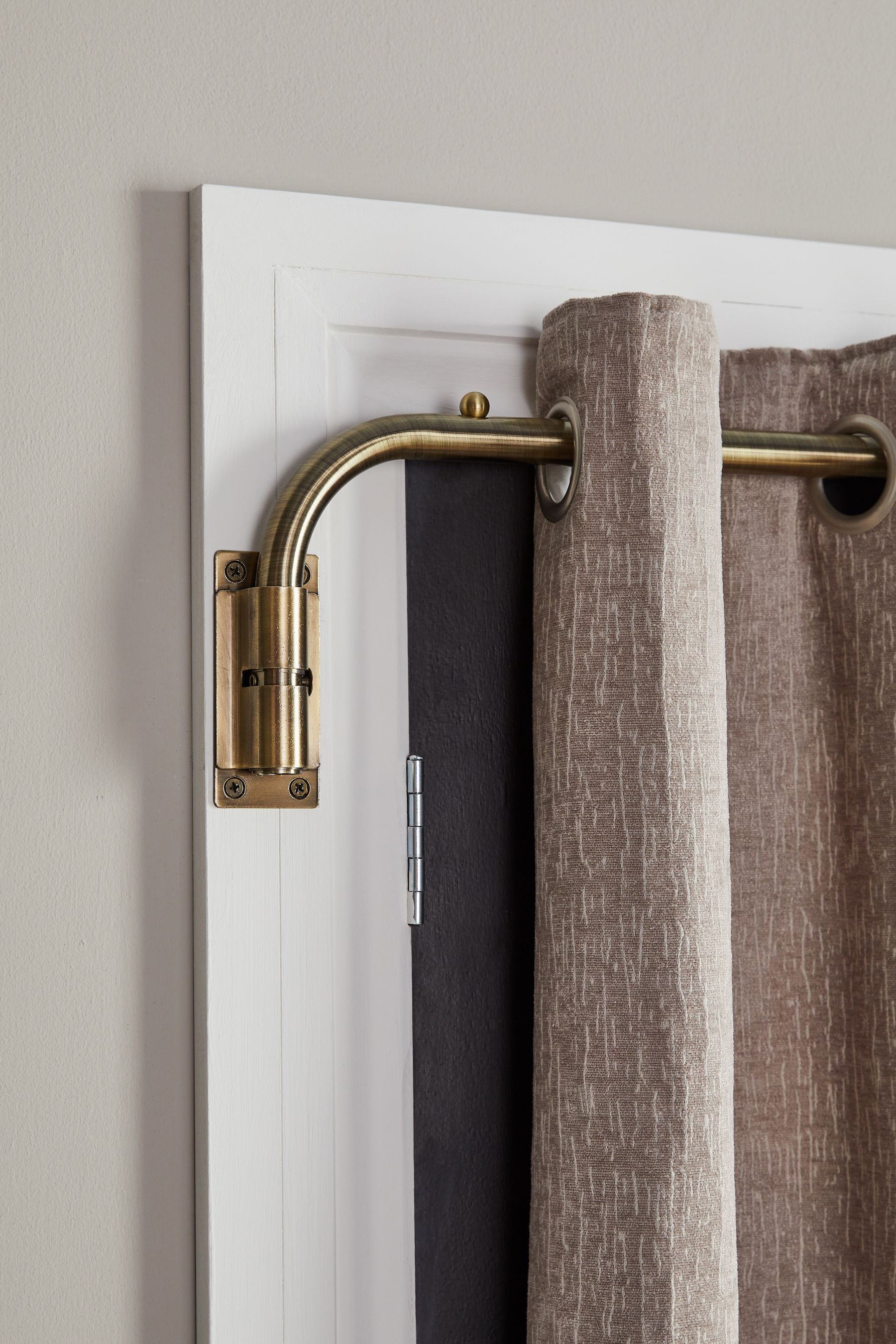 Buy Antique Brass 28mm Door Curtain Pole from the Next UK online shop