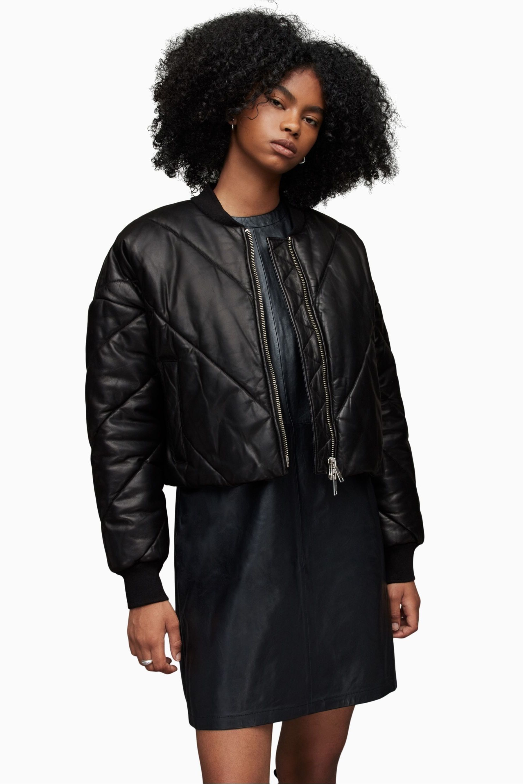 Buy AllSaints Black Bailey Puffer Jacket from the Next UK online shop