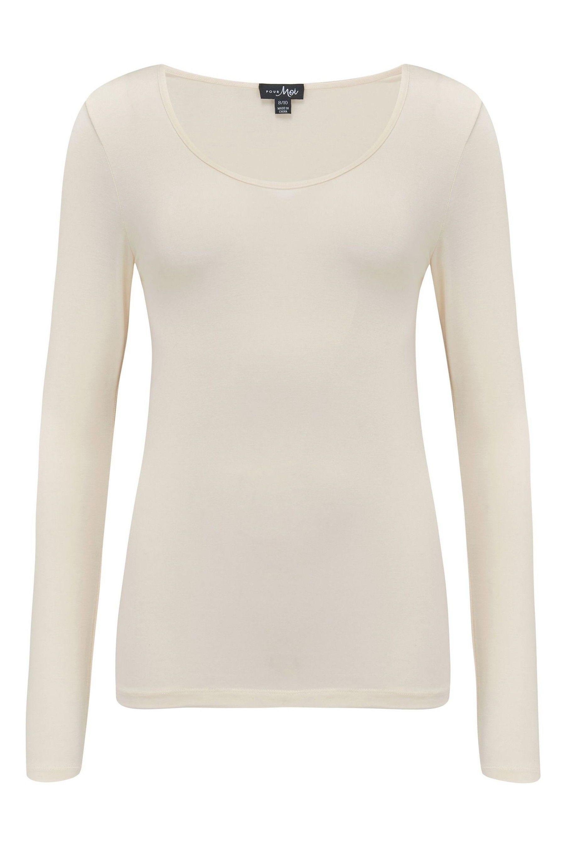 Buy Pour Moi White Round Neck Navy Blue Round Neck from the Next UK ...