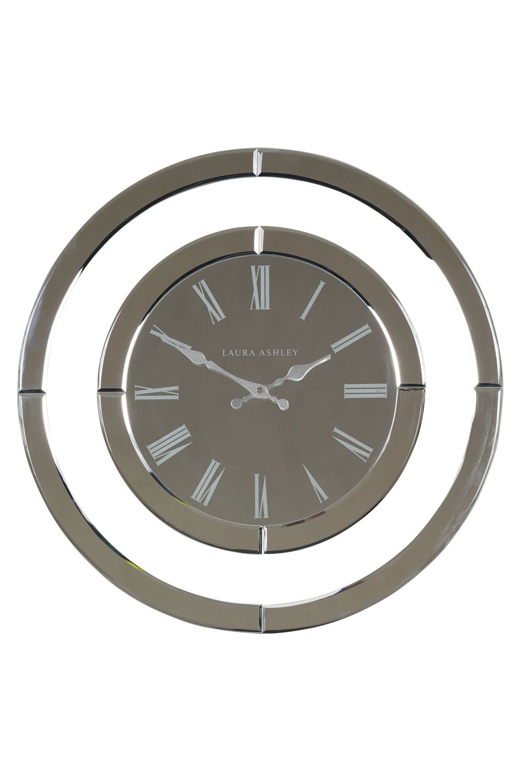 Buy Laura Ashley Clear Lexham Mirror Wall Clock from the Next UK online ...