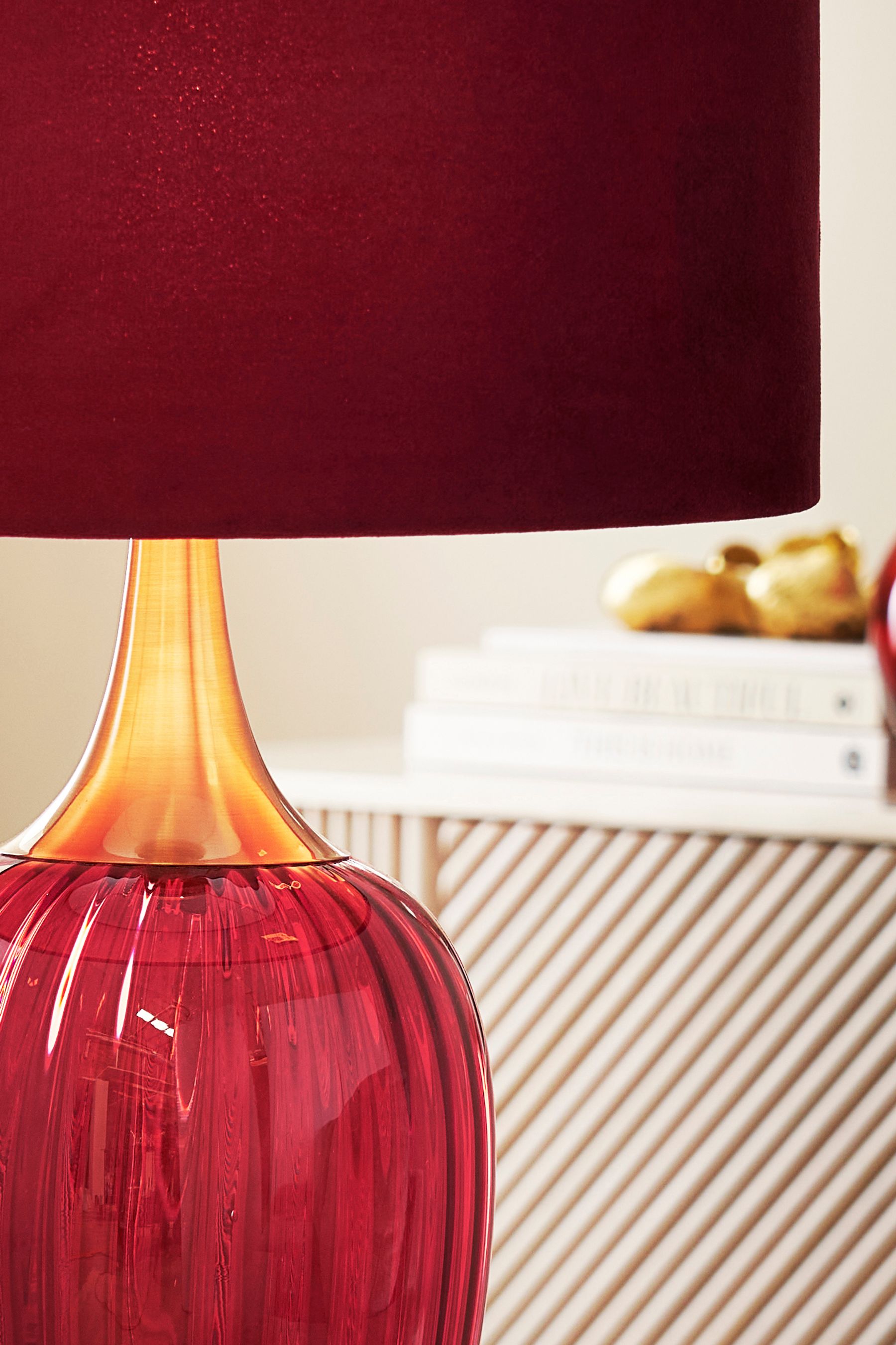 Buy Cranberry Red Hampton Table Lamp from the Next UK online shop