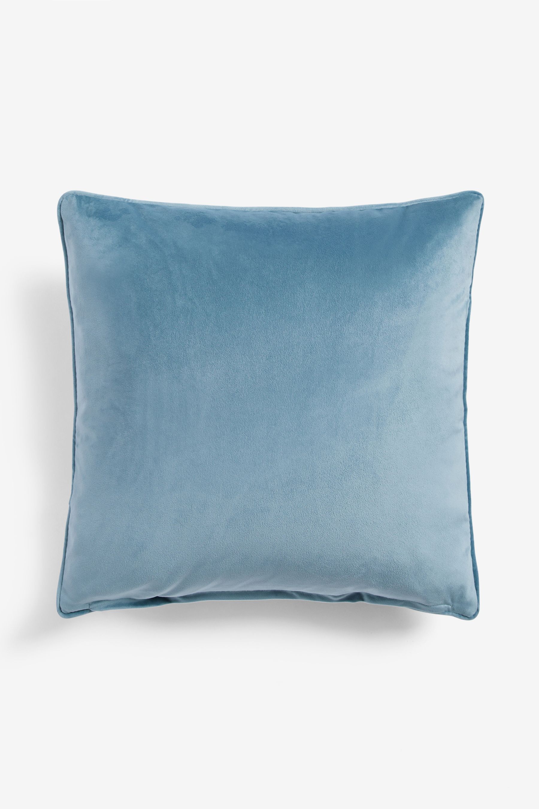 Buy Pale Blue 43 x 43cm Matte Velvet Cushion from the Next UK online shop