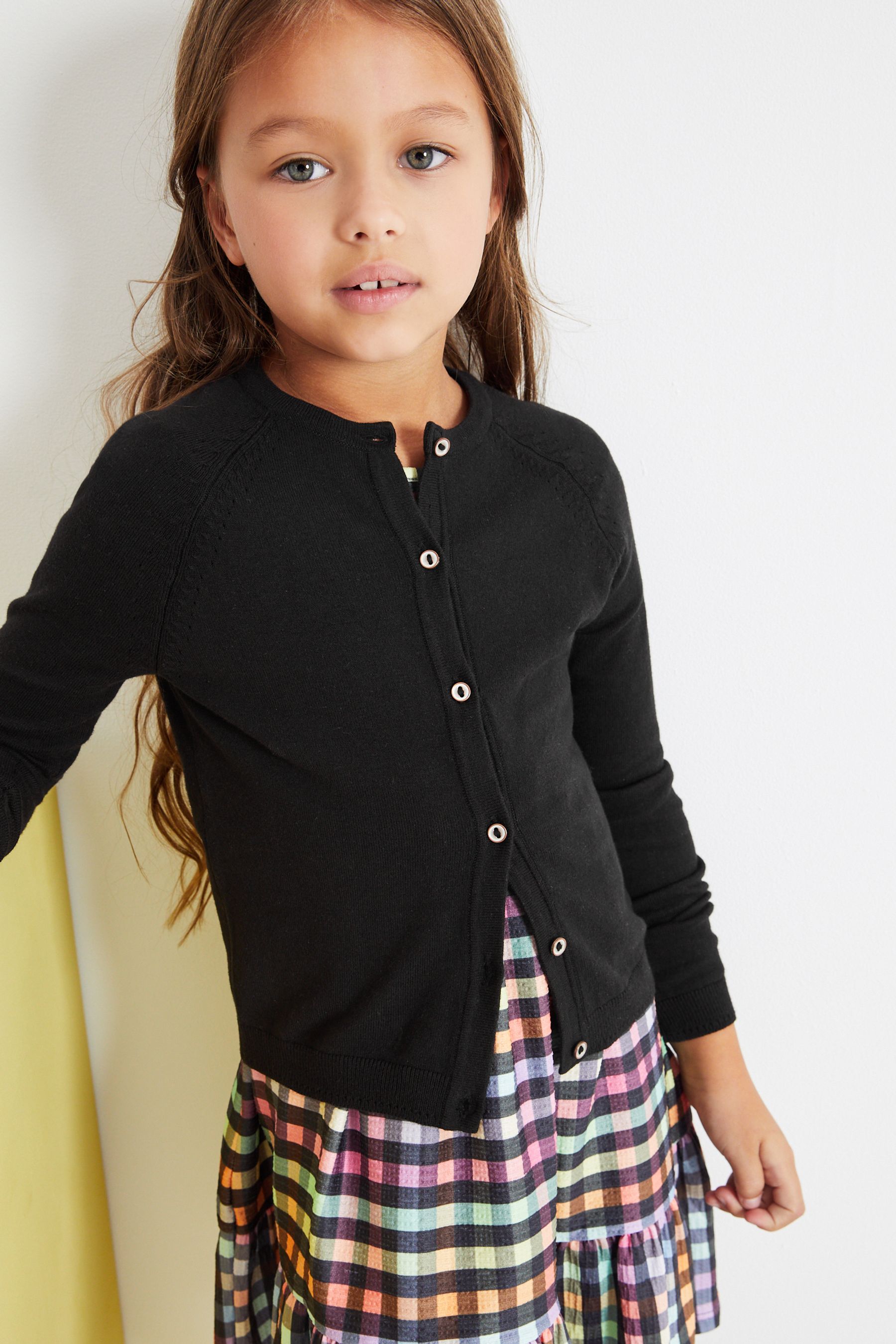 Buy Black Button-Up Cardigan (3-16yrs) from the Next UK online shop