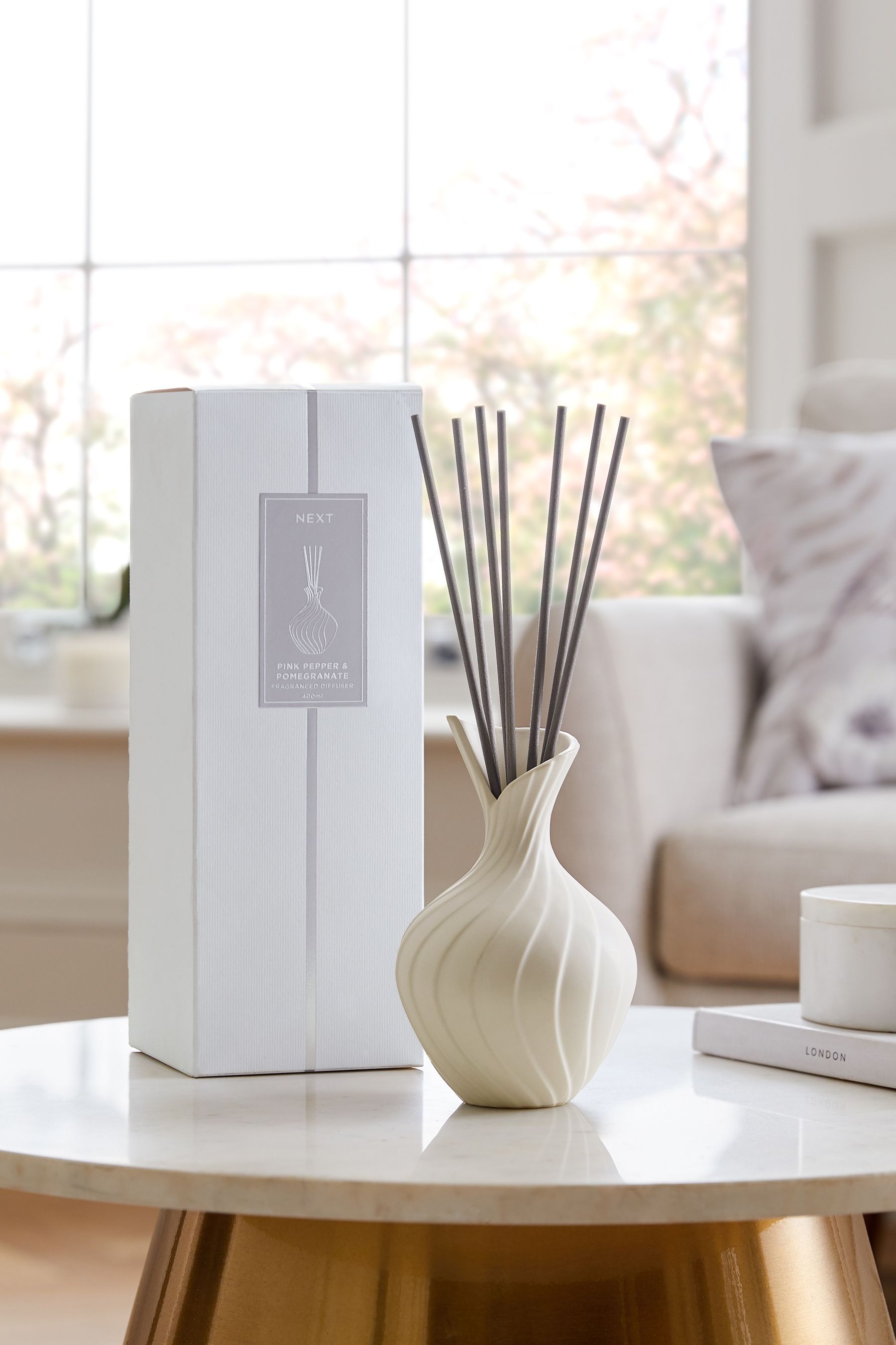 Buy Pink Pepper and Pomegranate 100ml 400ml Reed Diffuser from the Next ...