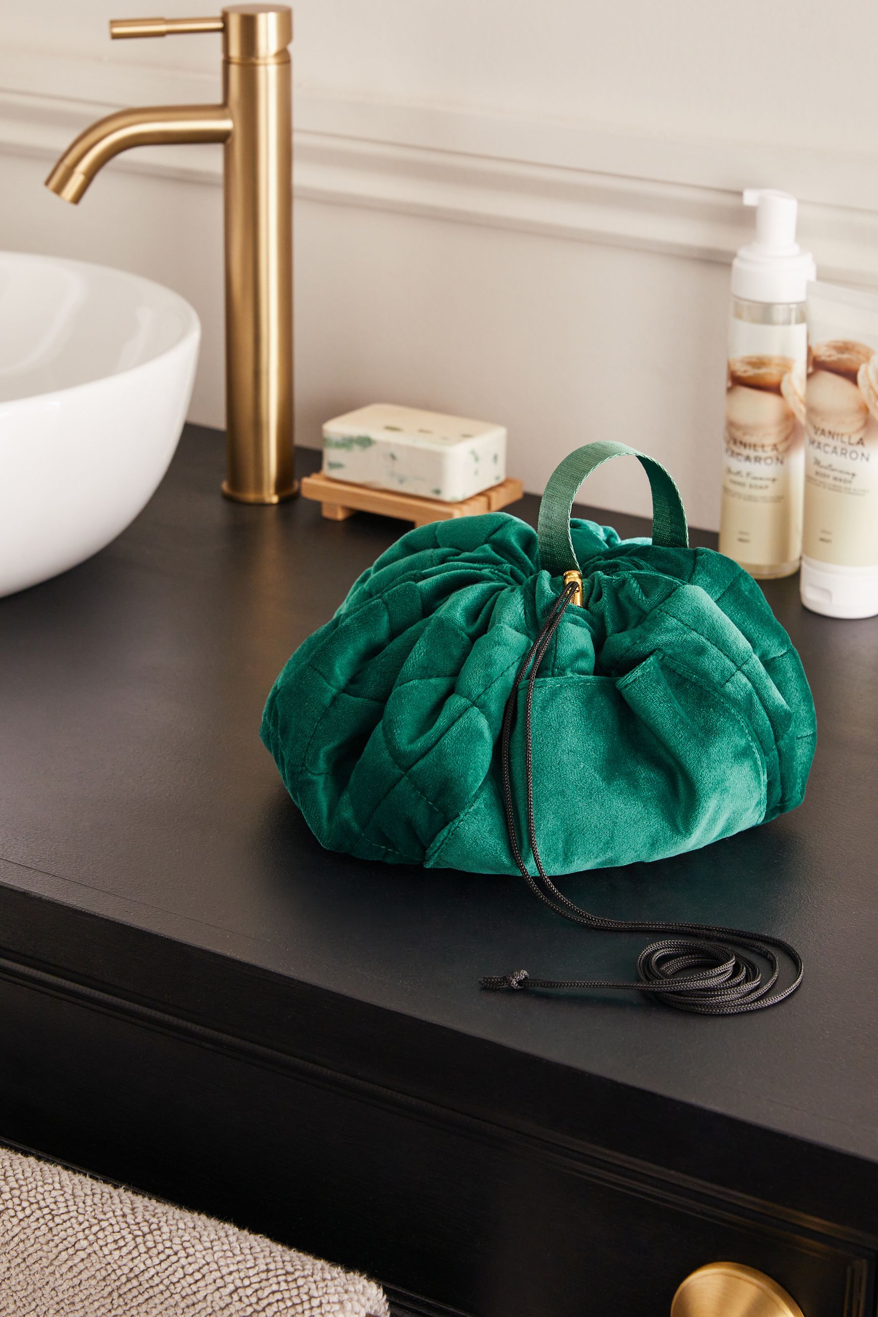 Buy Lay Flat Drawstring Makeup Bag from the Next UK online shop