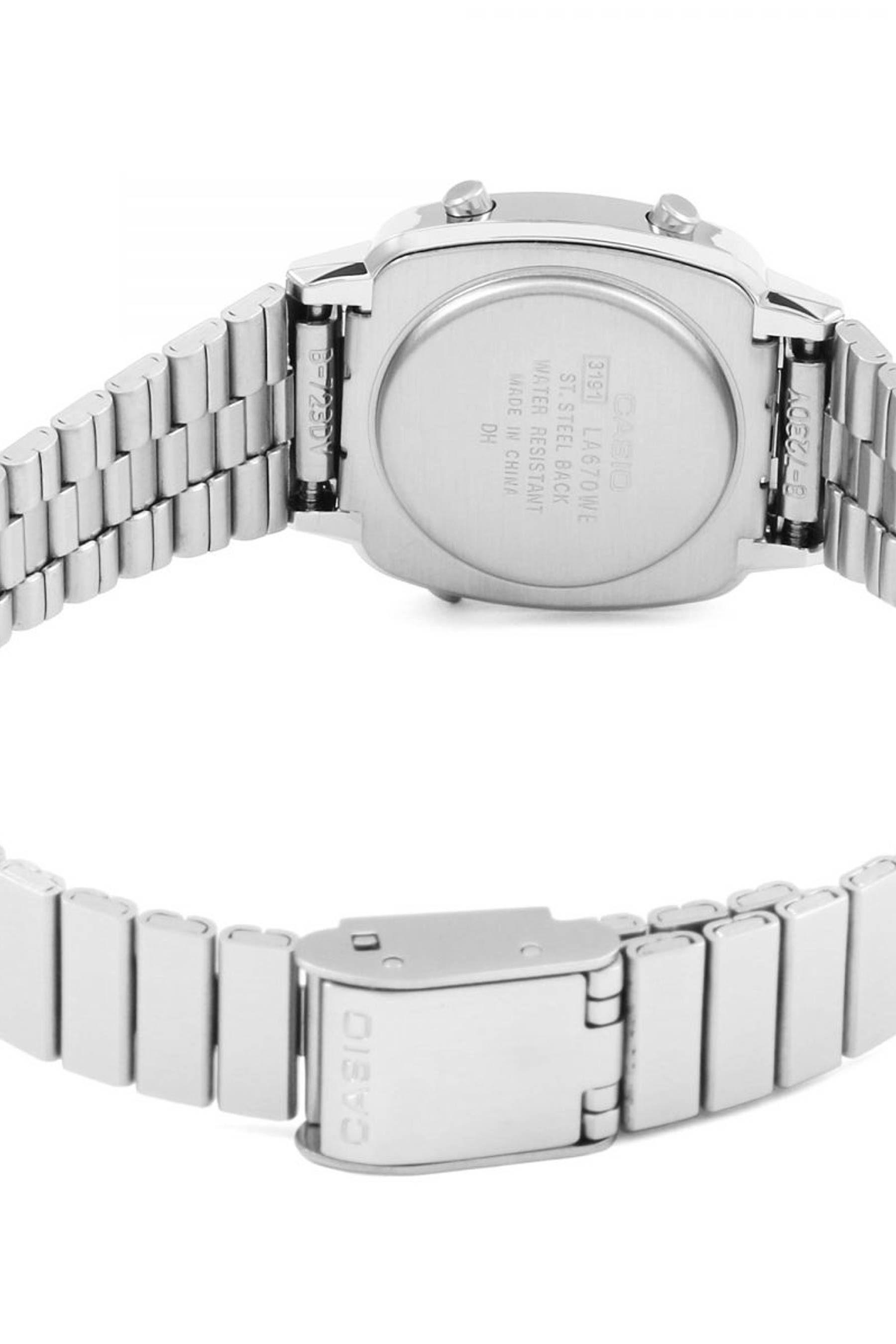 Buy Casio 'Collection' Silver and LCD Stainless Steel Quartz ...