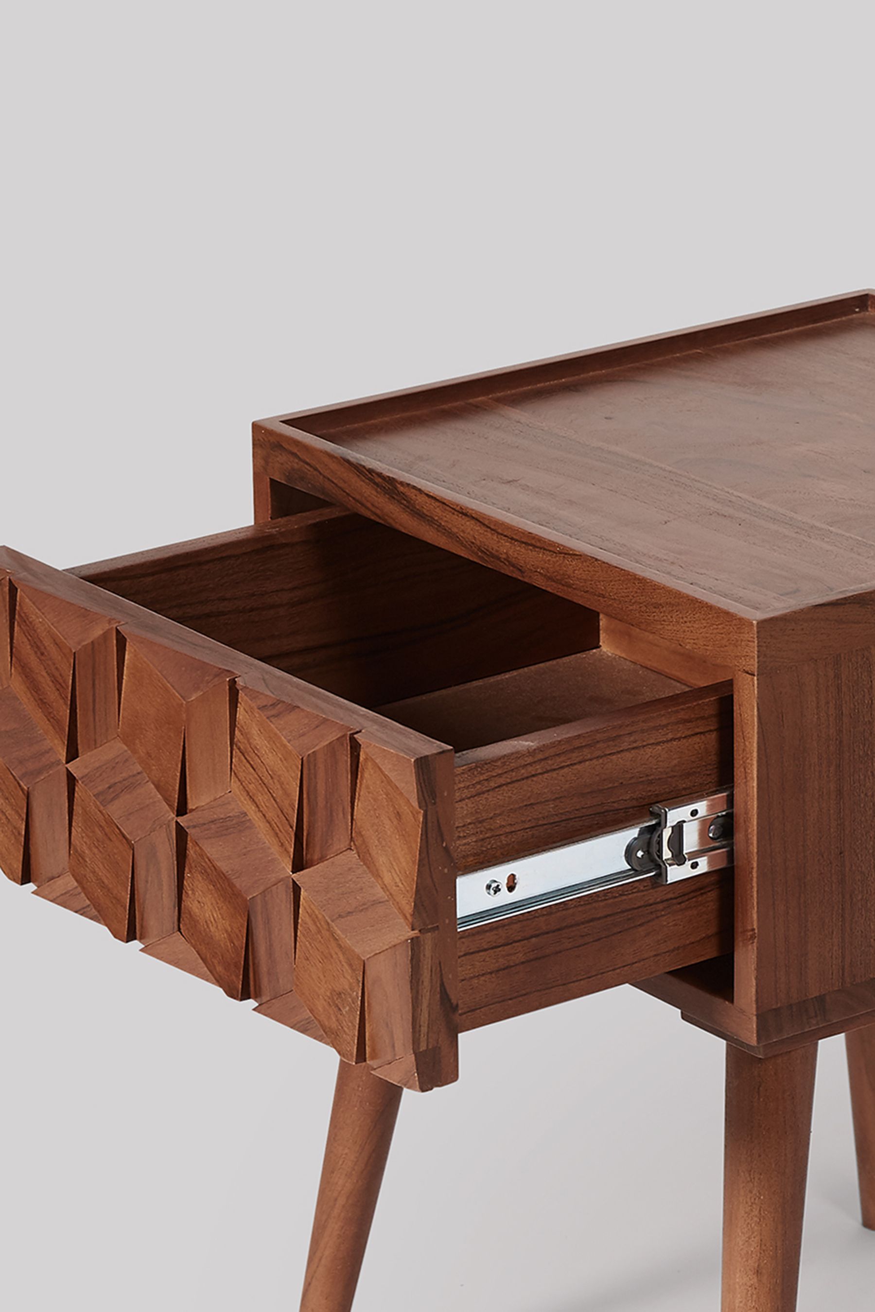 Buy Swoon Dark Brown Terning Bedside Table from the Next UK online shop