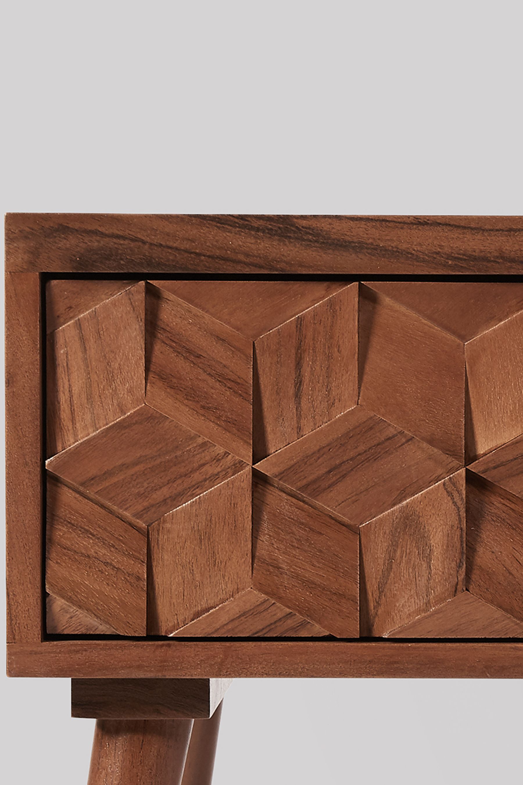 Buy Swoon Dark Brown Terning Bedside Table from the Next UK online shop