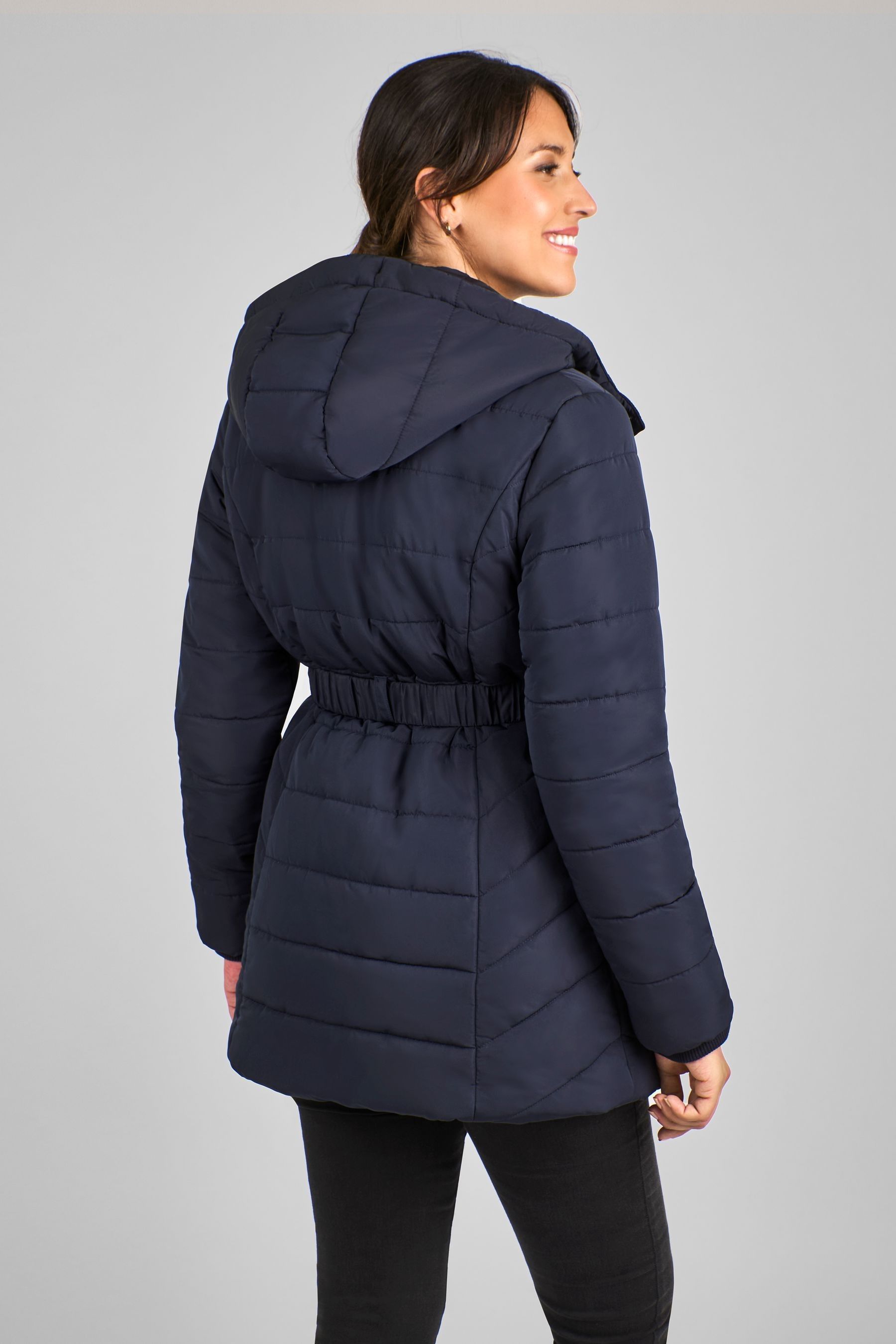 Buy JoJo Maman Bébé Navy 2-in-1 Maternity Puffer Coats from the Next UK ...