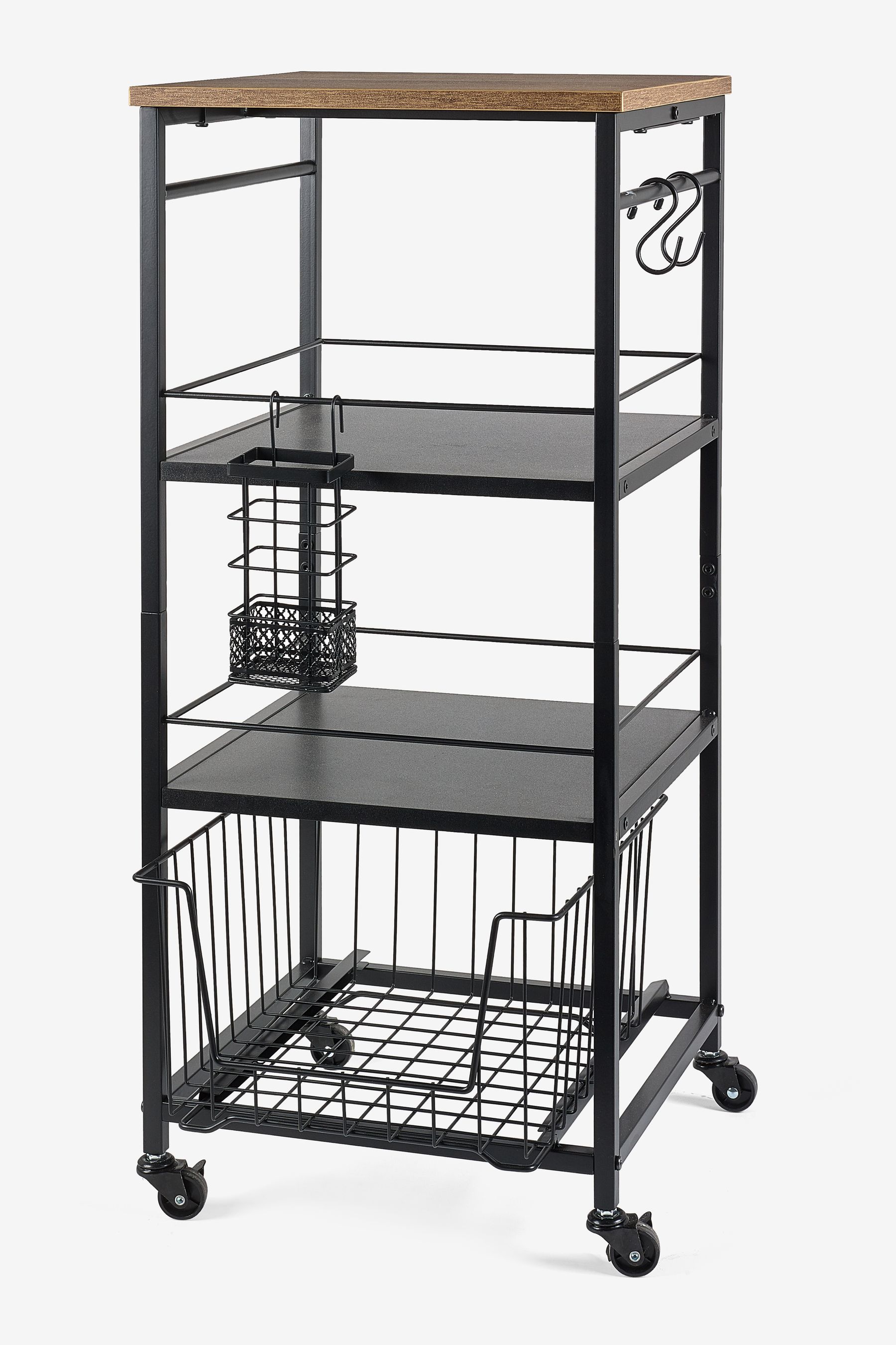 Buy Black Bronx Kitchen Storage Trolley from the Next UK online shop