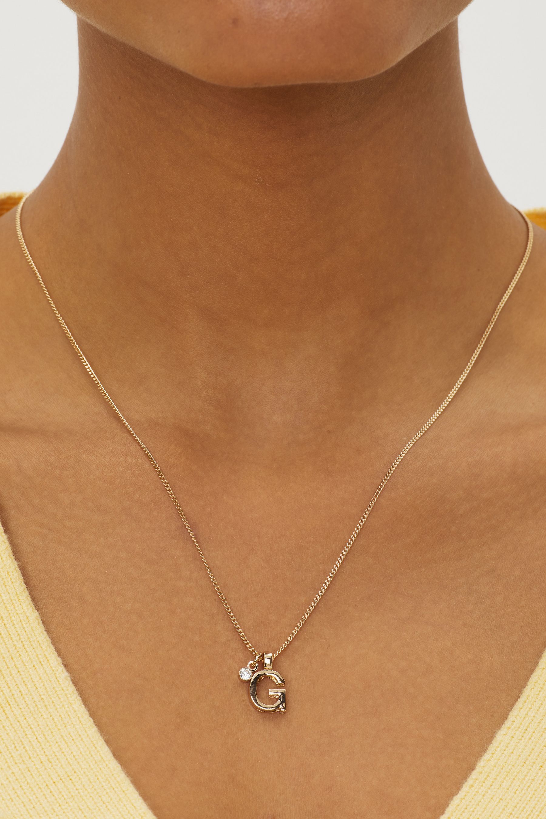 Buy Gold Tone Initial Necklace from the Next UK online shop