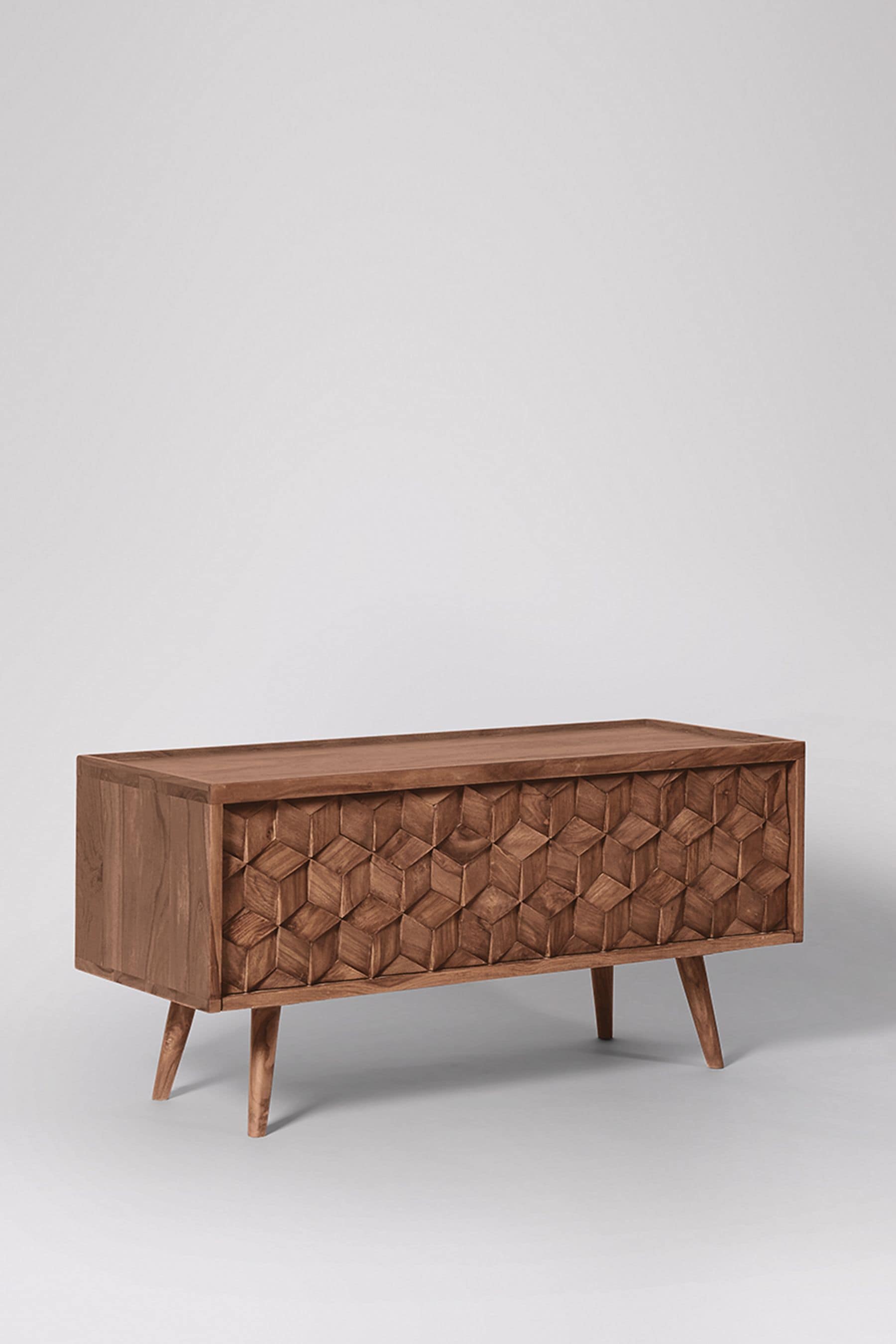 Buy Swoon Dark Brown Terning TV Unit from the Next UK online shop