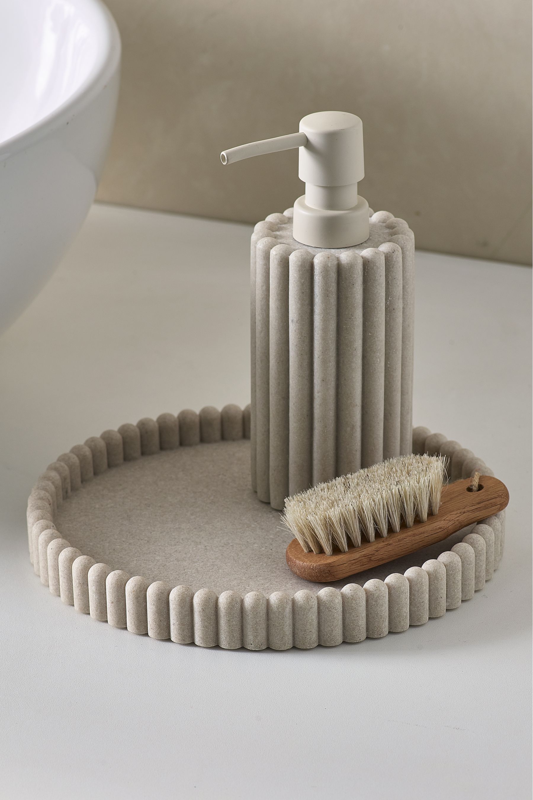 Buy Natural Rib Round Tray from the Next UK online shop