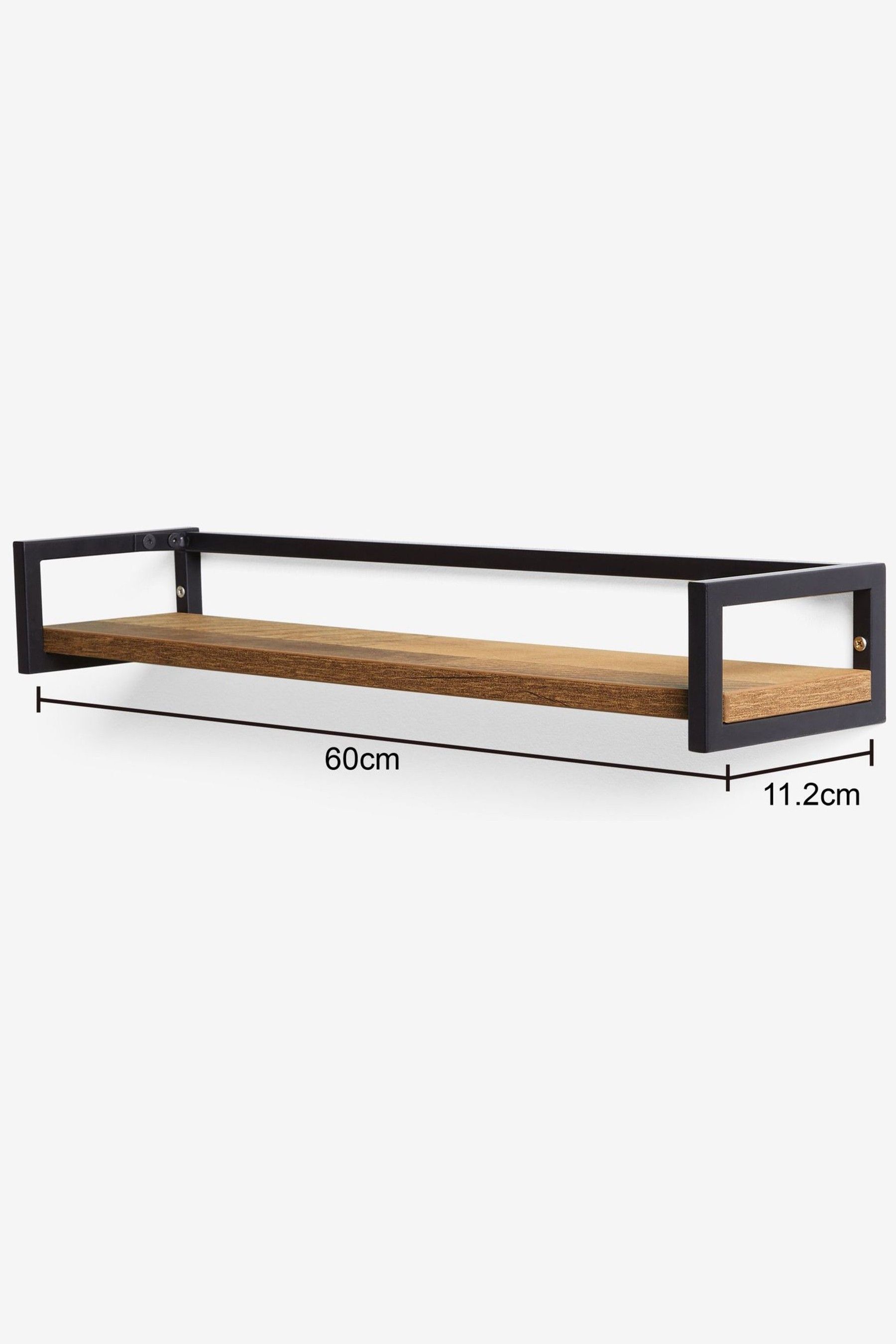 Buy Dark Bronx Slim Wall Shelf from the Next UK online shop