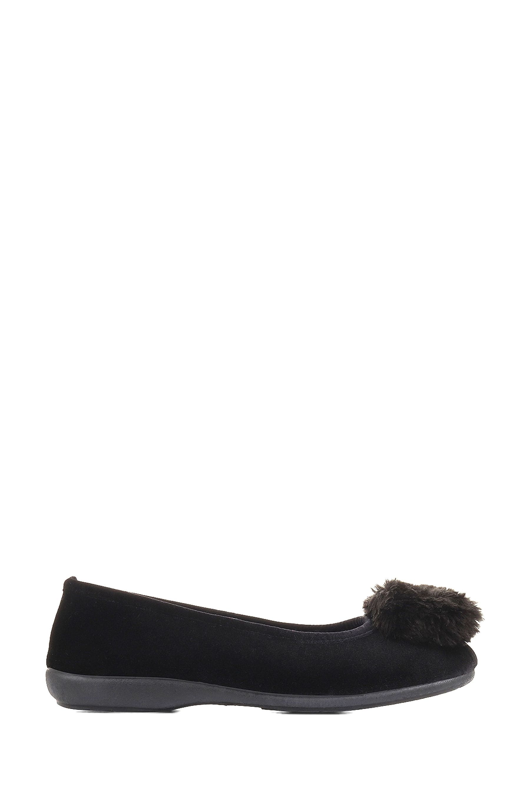 Buy Jones Bootmaker Erika Grey Pom Pom Slippers from the Next UK online ...