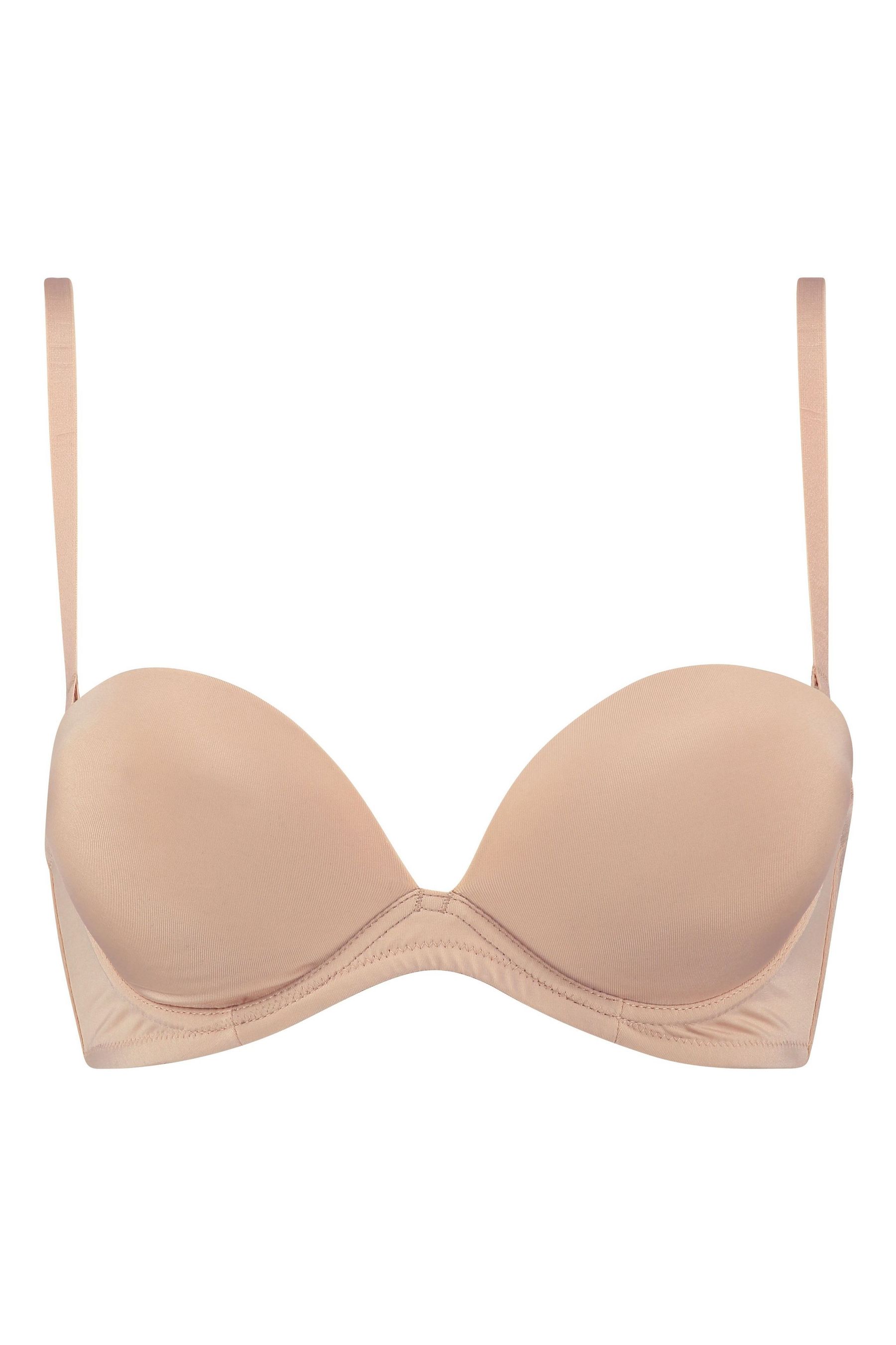 Buy Hunkemöller Nude Padded Underwired Strapless Maximizer Bra from the ...