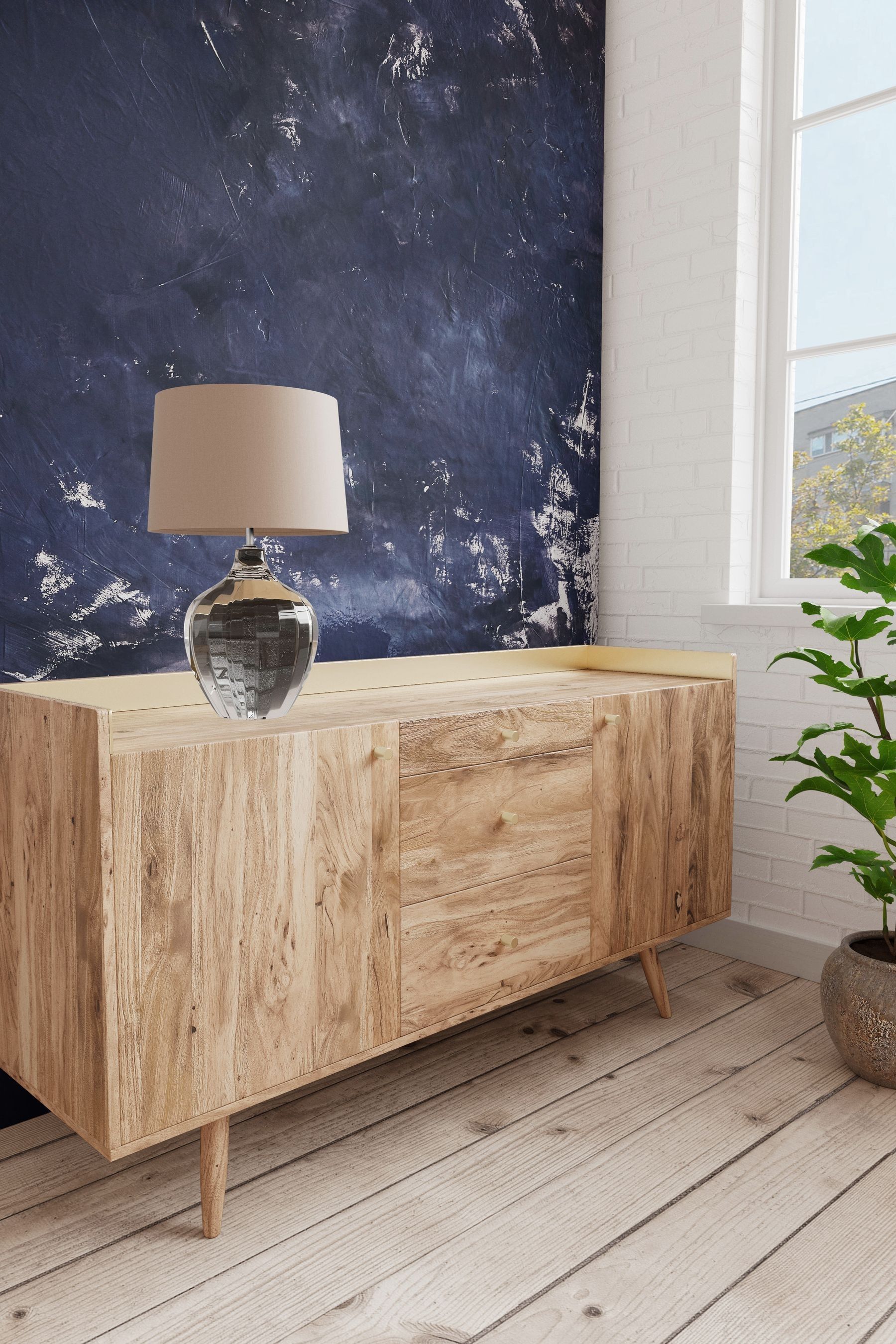 Buy Swoon Natural Fresco Sideboard from Next Ireland