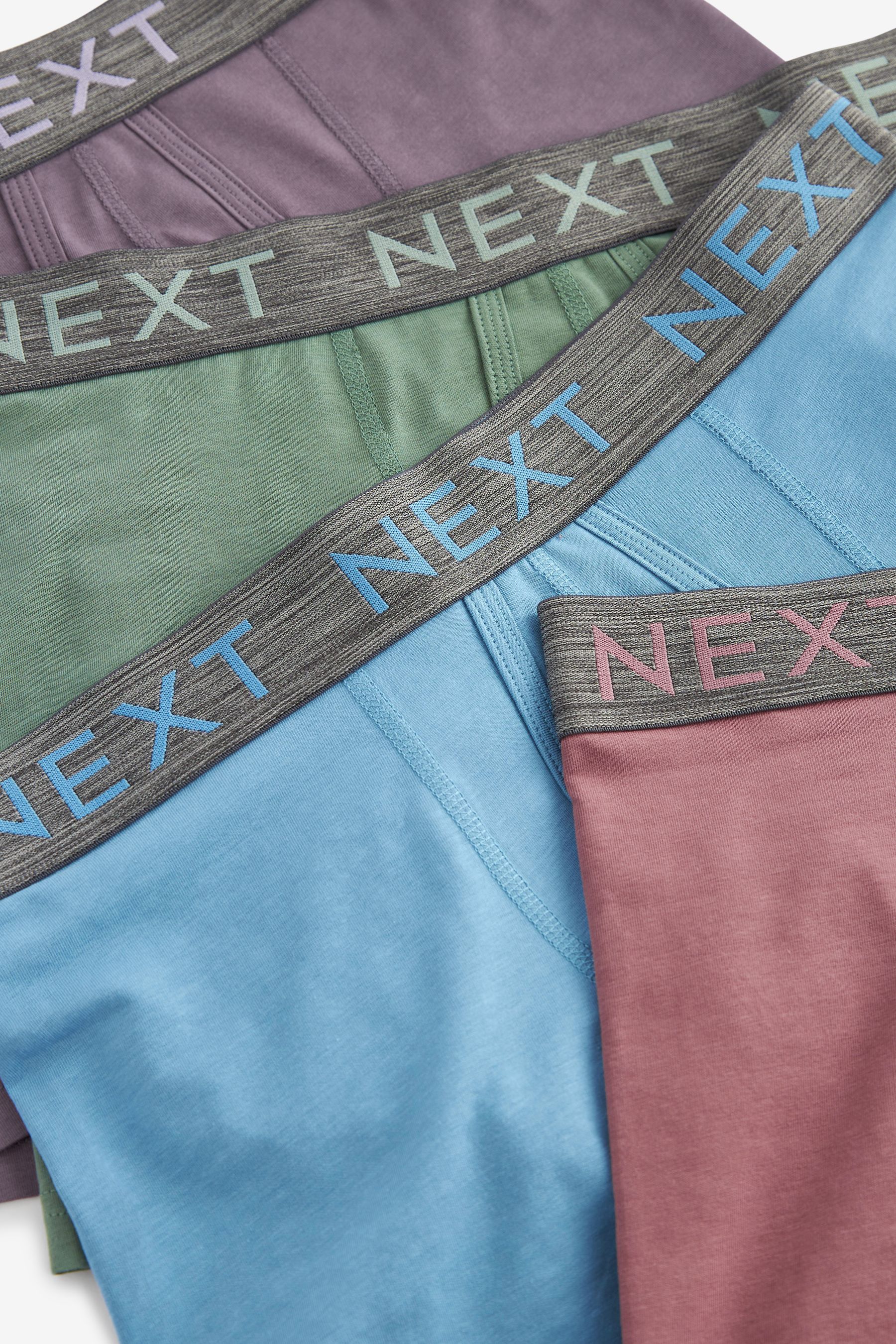 Buy Blue/Pink Colour 4 pack A-Front Boxers from the Next UK online shop