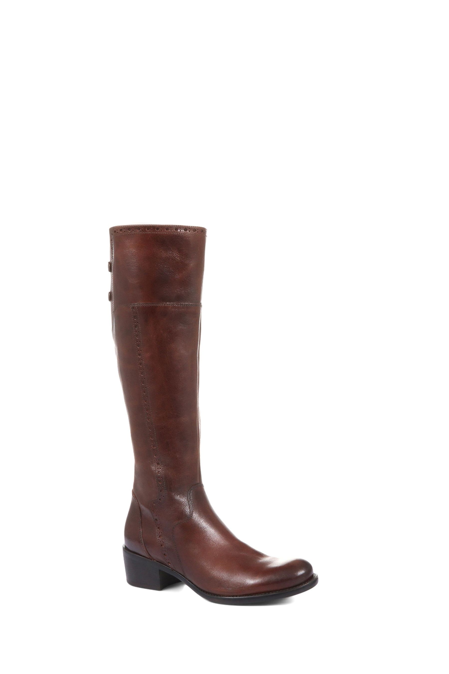 Buy Jones Bootmaker Slim Fit Rachel Rider Brown Boots from the Next UK ...