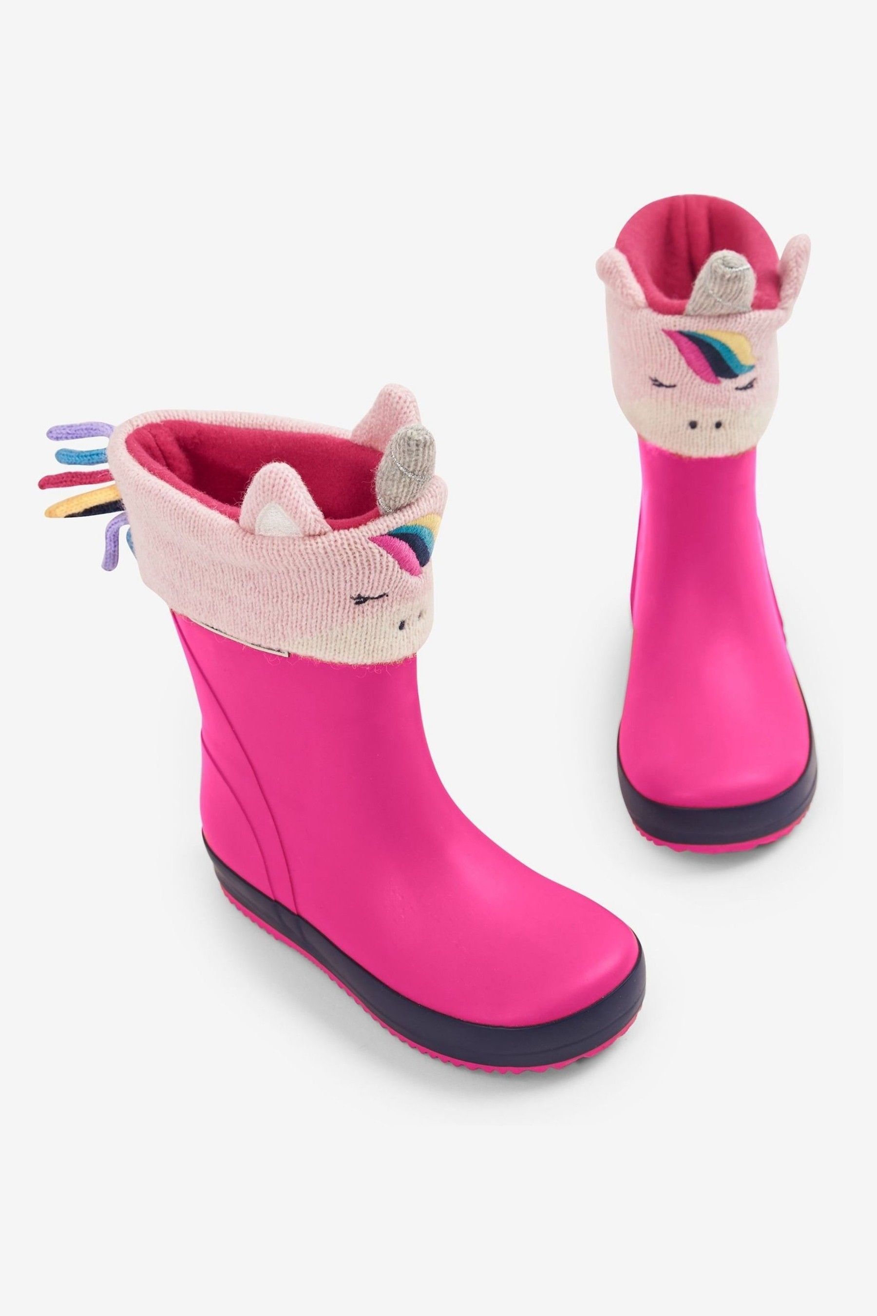 Buy JoJo Maman Bébé Pink Unicorn Unicorn Welly Liners from the Next UK ...