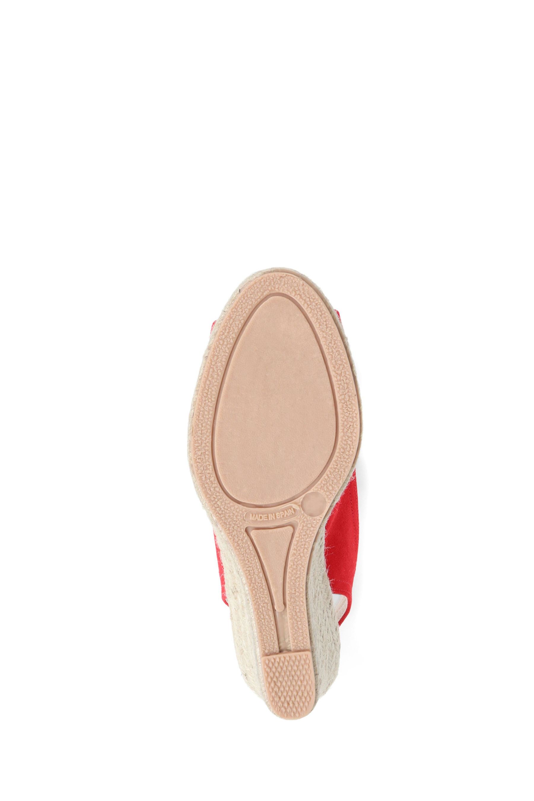 Buy Pavers Red Peep Toe Wedge Sandals from the Next UK online shop