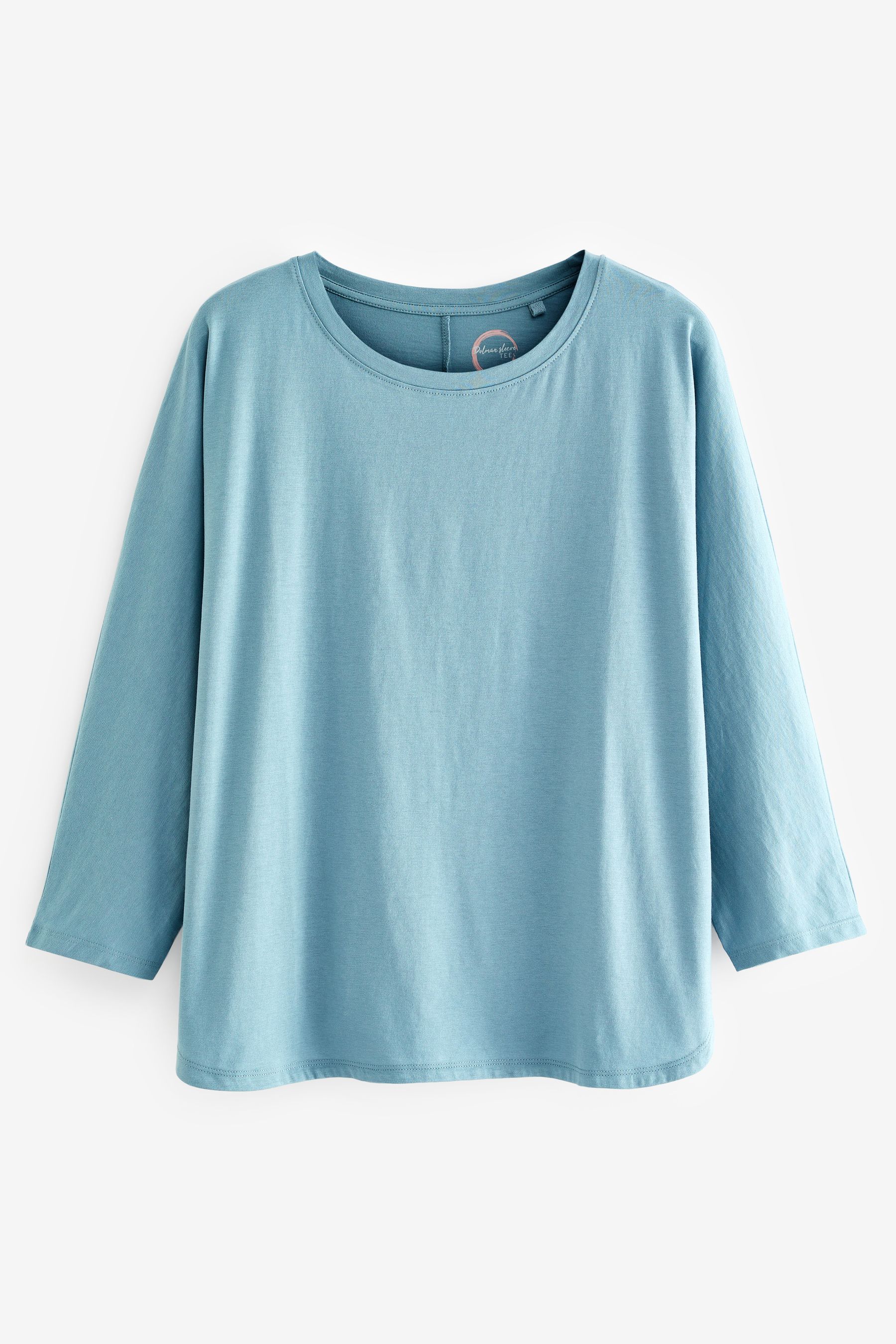Buy Pale Blue 3/4 Length Sleeve T-Shirt from the Next UK online shop