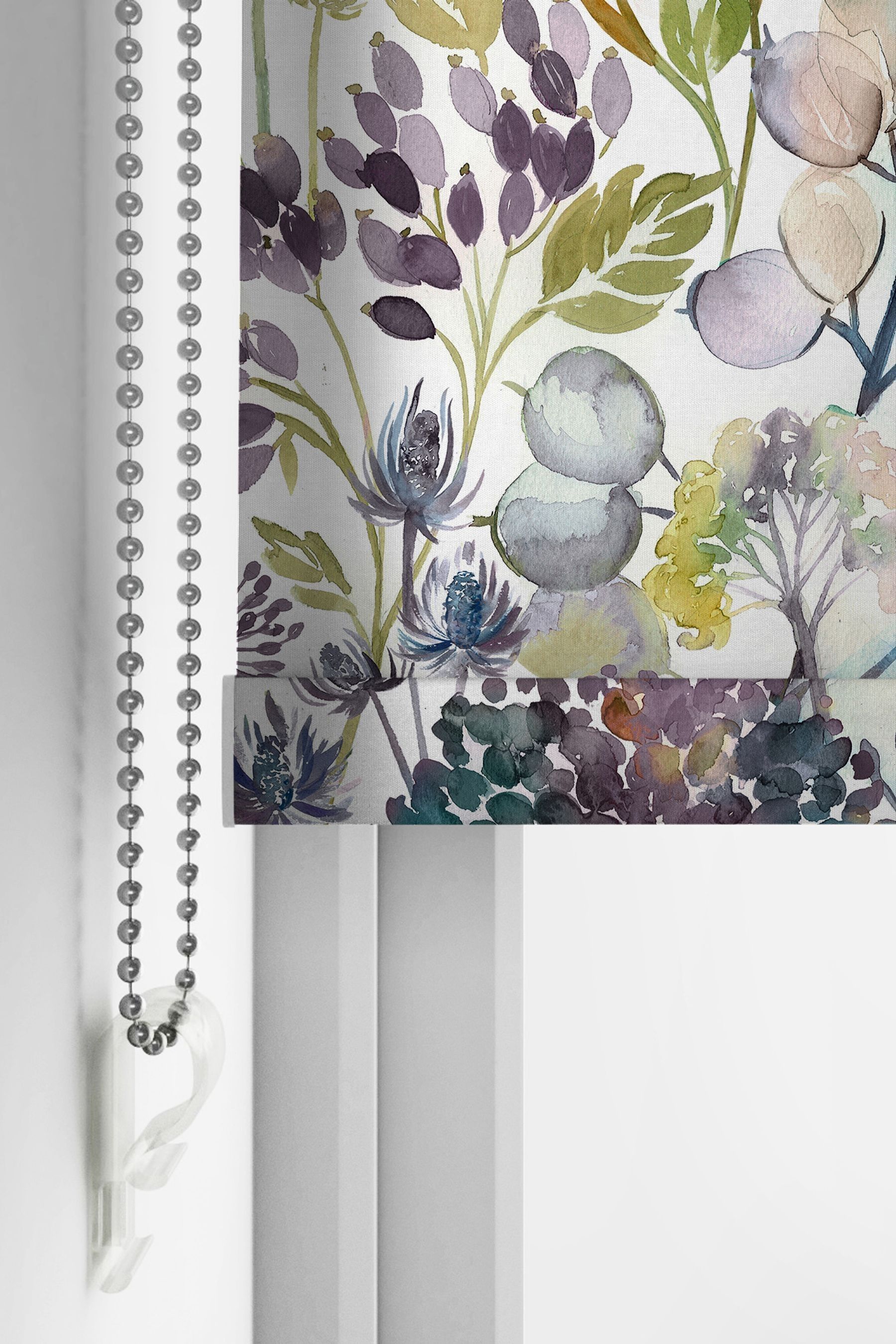 Buy Voyage Sky Blue Blackout Country Hedgerow Made to Measure Roller ...