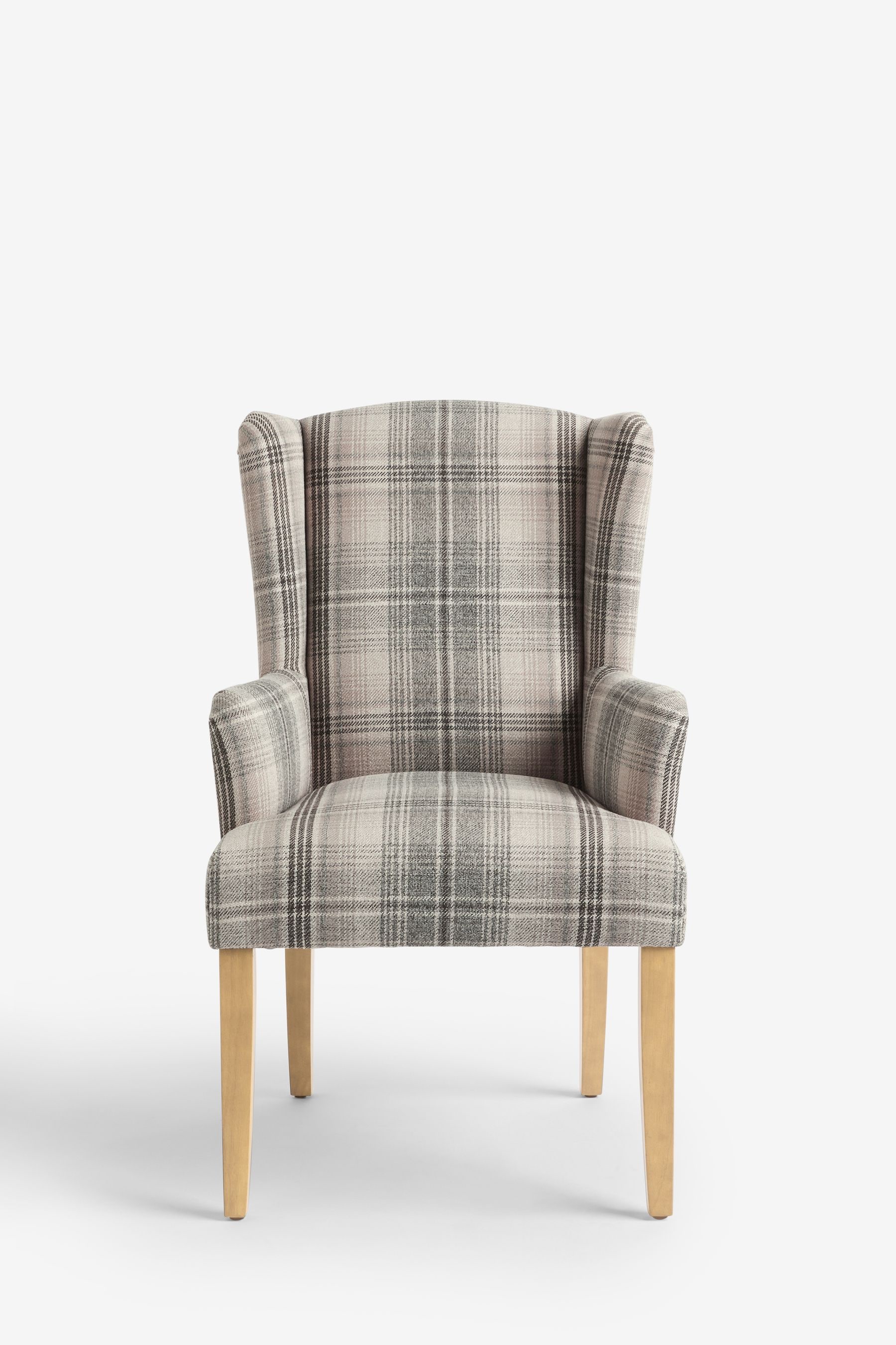 Buy Versatile Check Nevis Grey Sherlock Dining Arm Chair from the Next ...