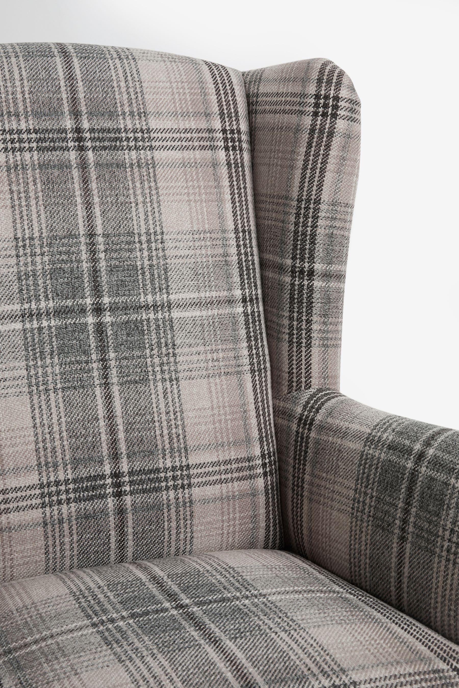 Buy Versatile Check Nevis Grey Sherlock Dining Arm Chair from the Next ...