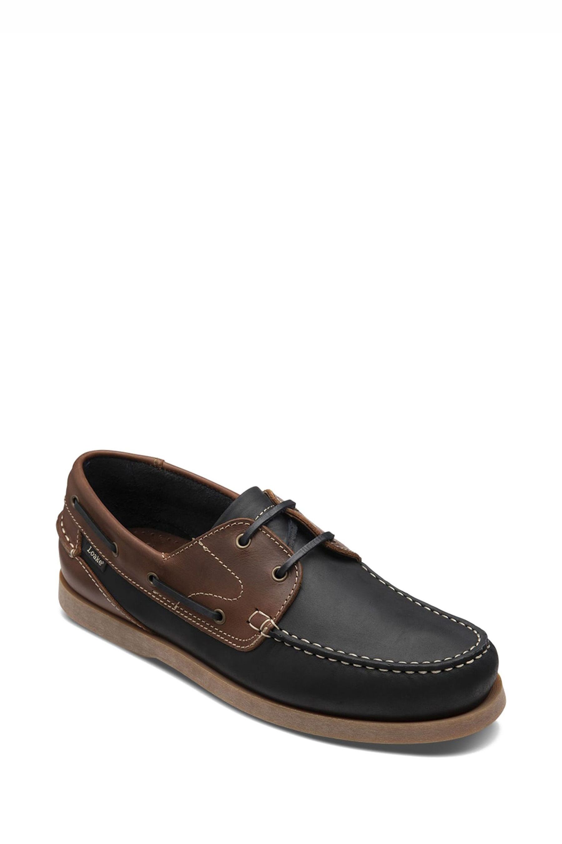 Buy Loake Blue Lymington Nubuck/Leather Boat Shoes from the Next UK ...