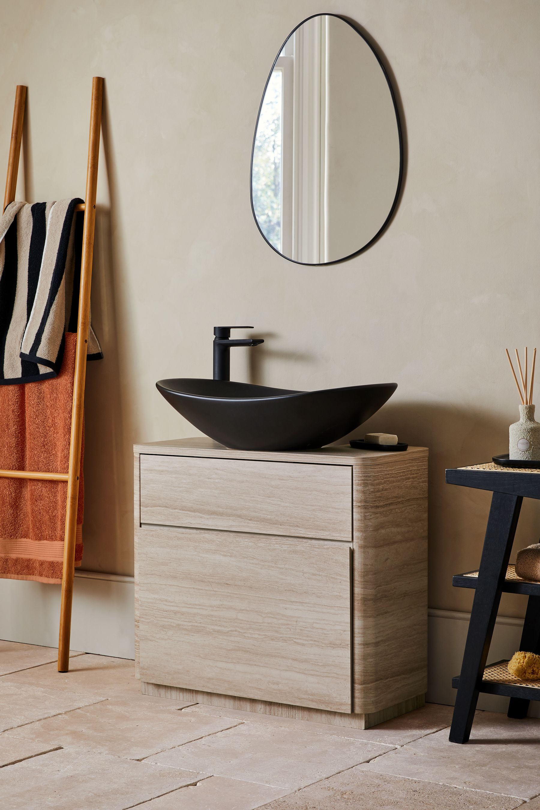 Buy Set of 3 Black Dispenser, Tidy and Tray from the Next UK online shop