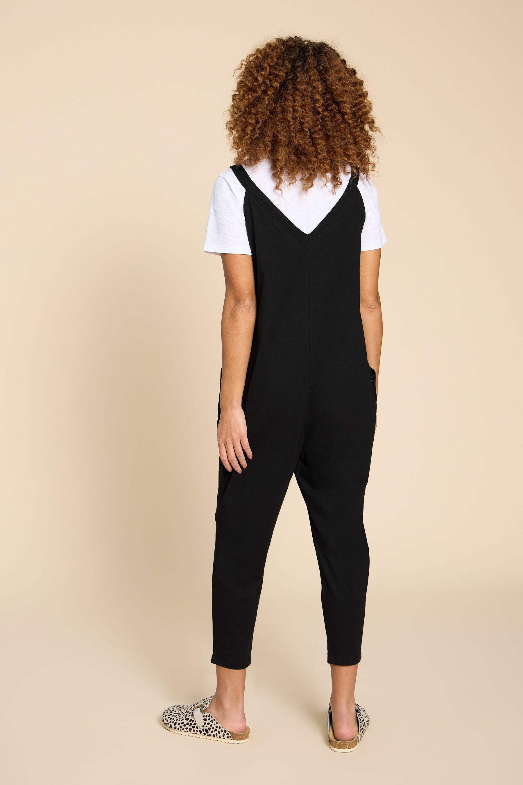 Buy White Stuff Black Jersey Selina Jumpsuit from the Next UK online shop