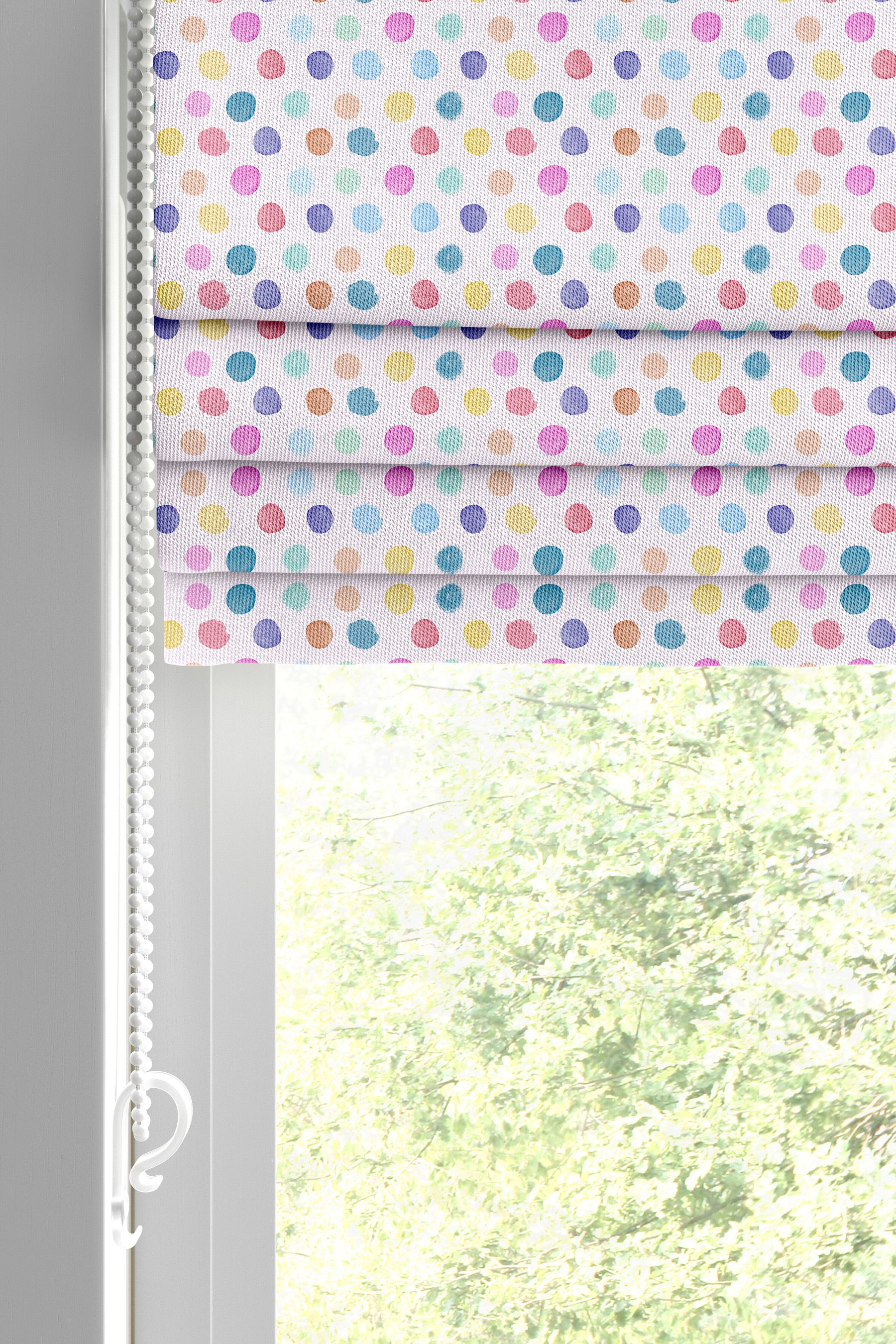 Buy Voyage Blossom Kids Dotty Made To Measure Roman Blind from the Next ...