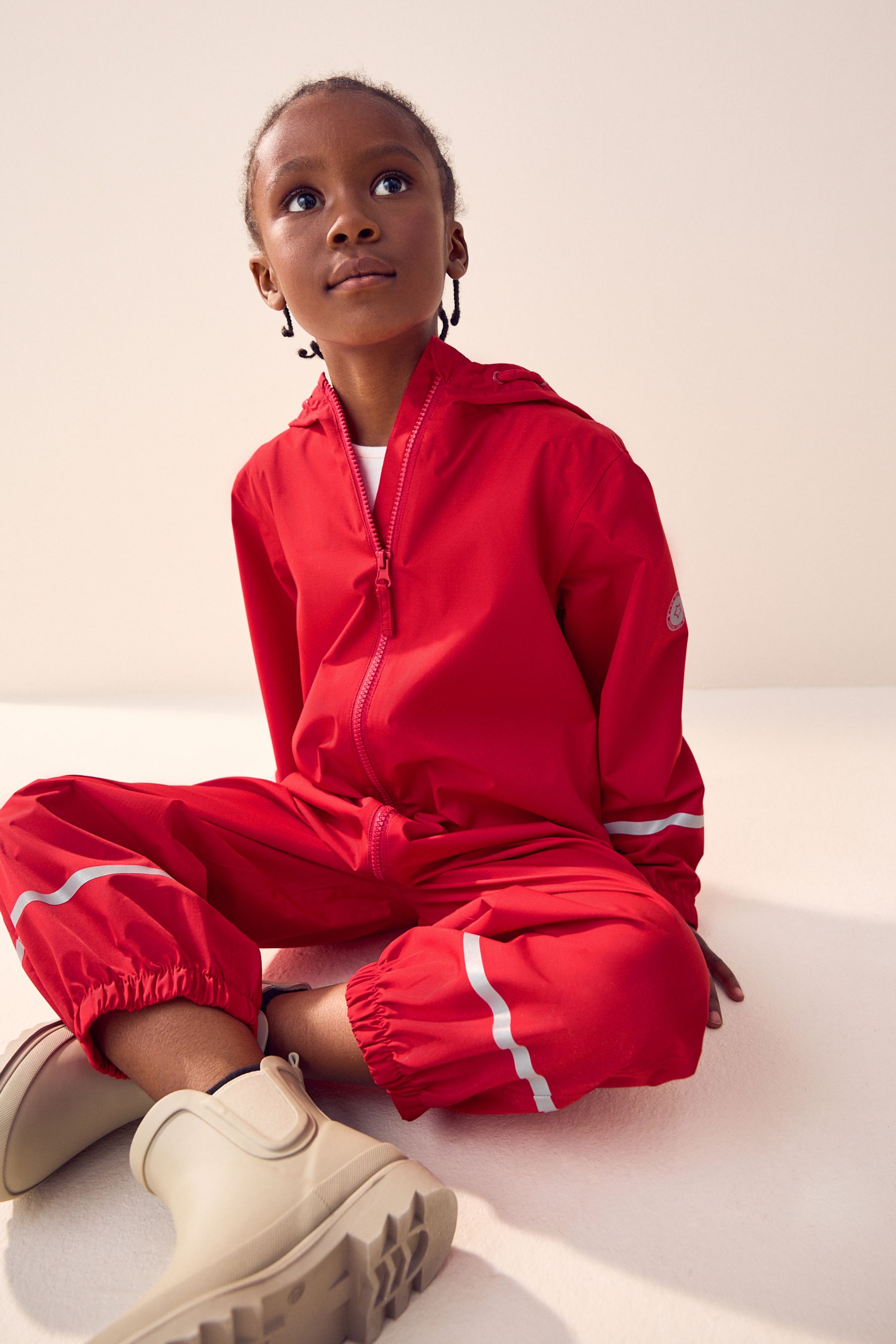 Buy Red Waterproof Puddlesuit (12mths-10yrs) from the Next UK online shop