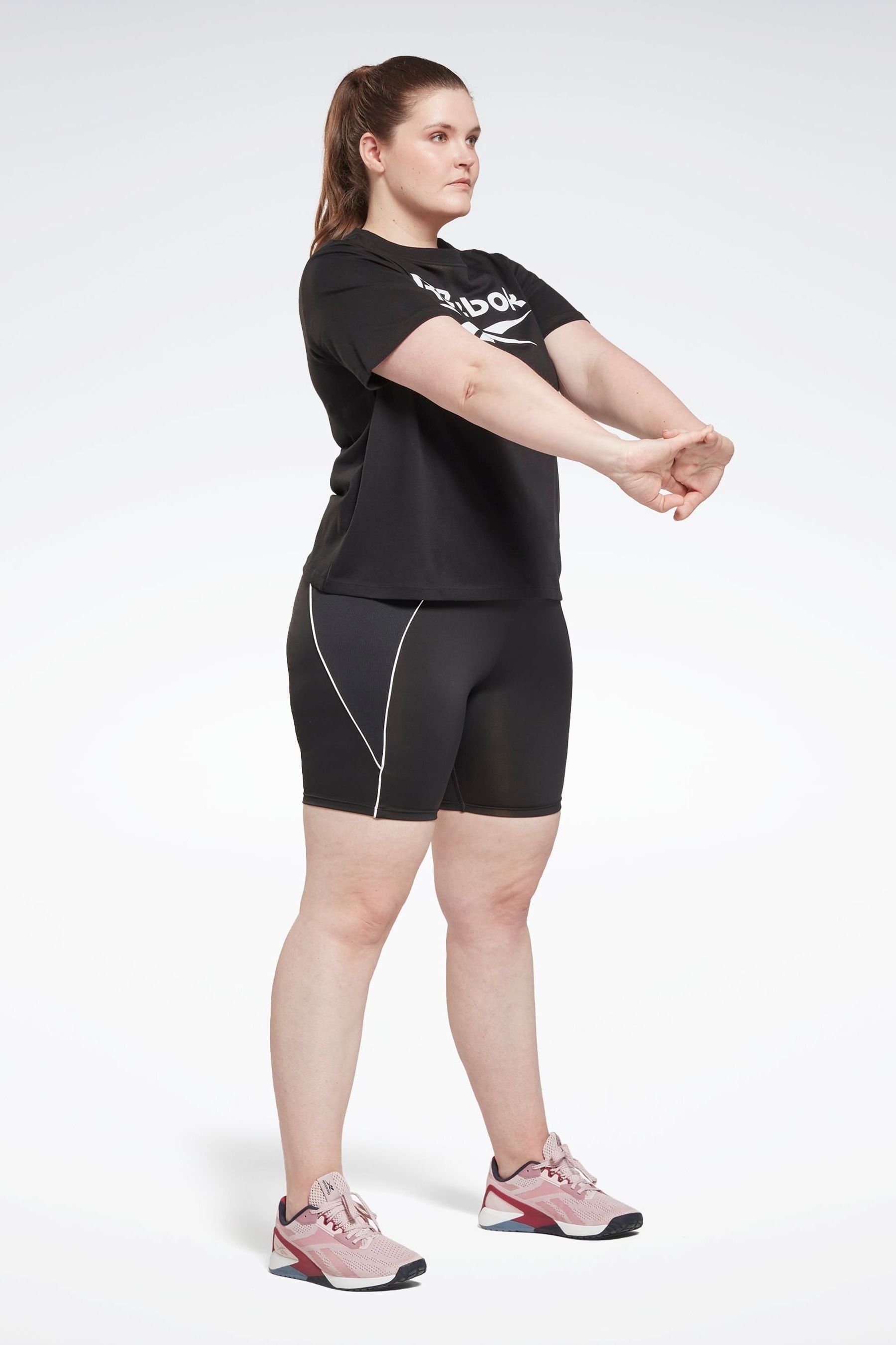 Buy Reebok Plus Size Black Identity T-Shirt from the Next UK online shop