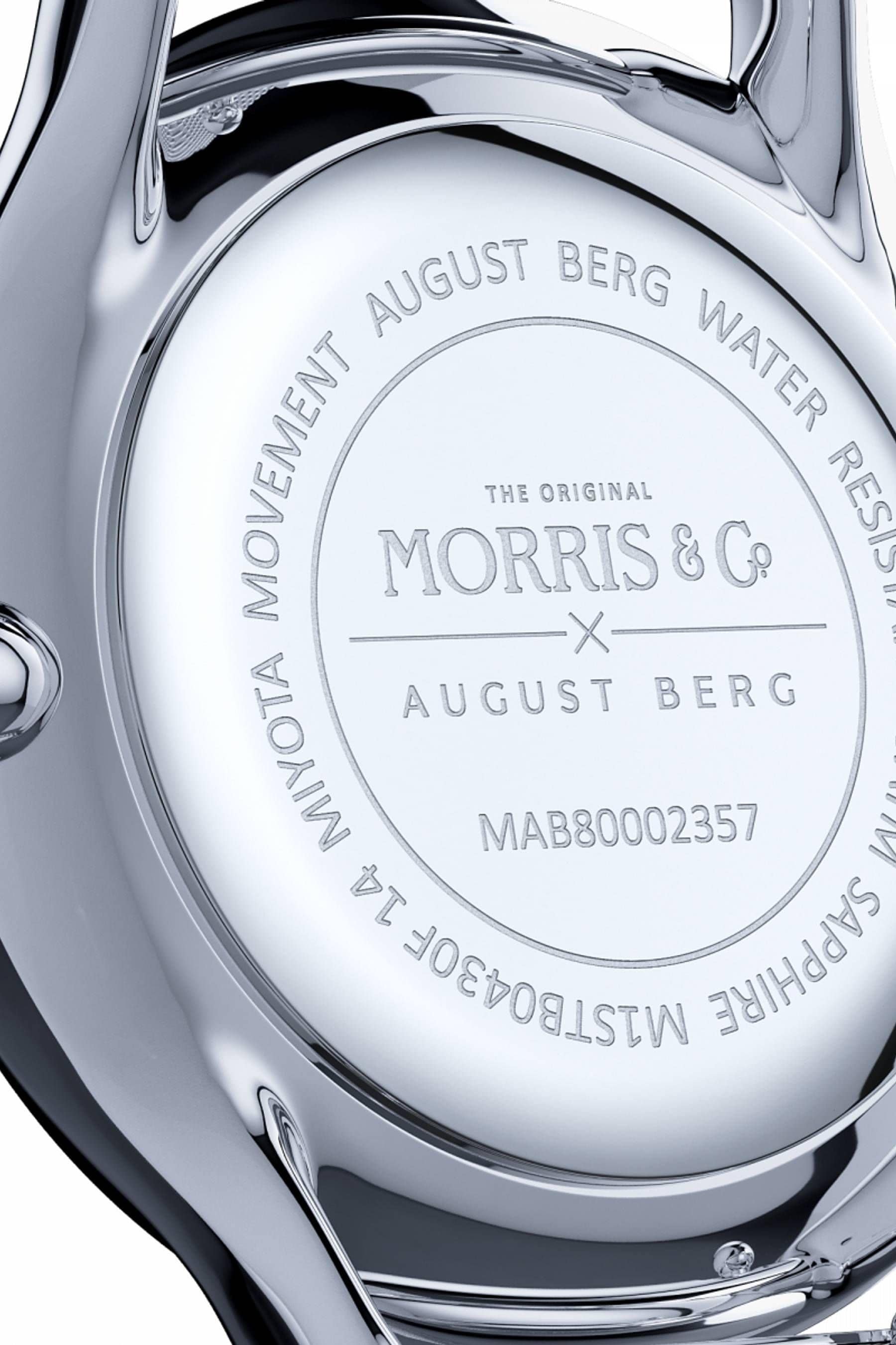 Buy August Berg x Morris & Co. Blue Watch from the Next UK online shop