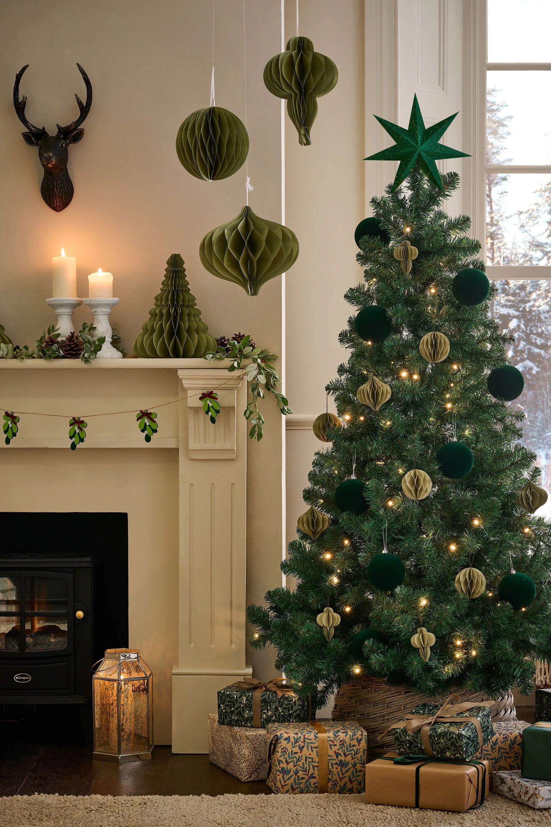 Buy Black Metal Effect 3D Stag Head Wall Art from the Next UK online shop